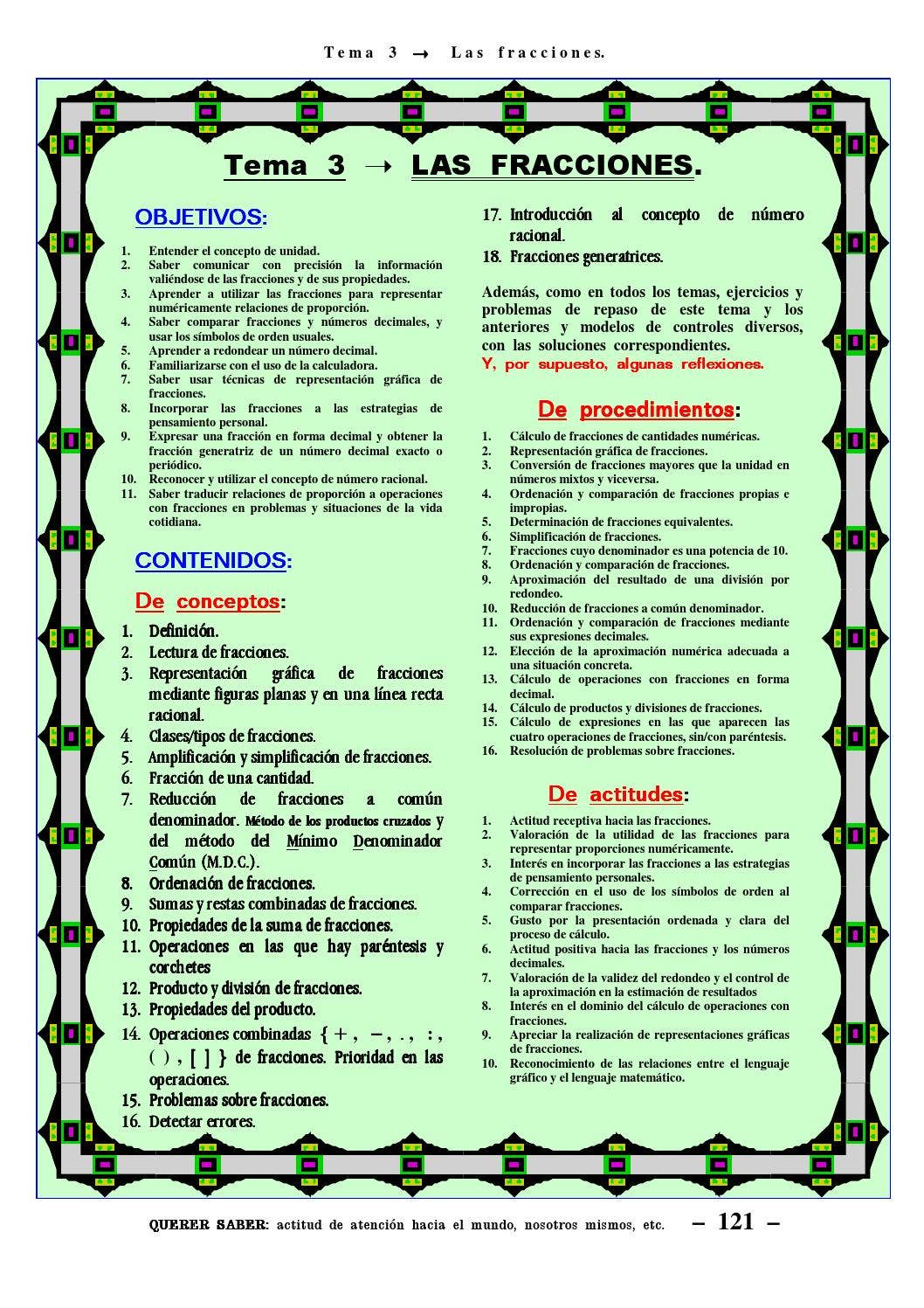 Cuadernillo: Fracciones teoria ejercicios y problemas by Gema Alarcos ...