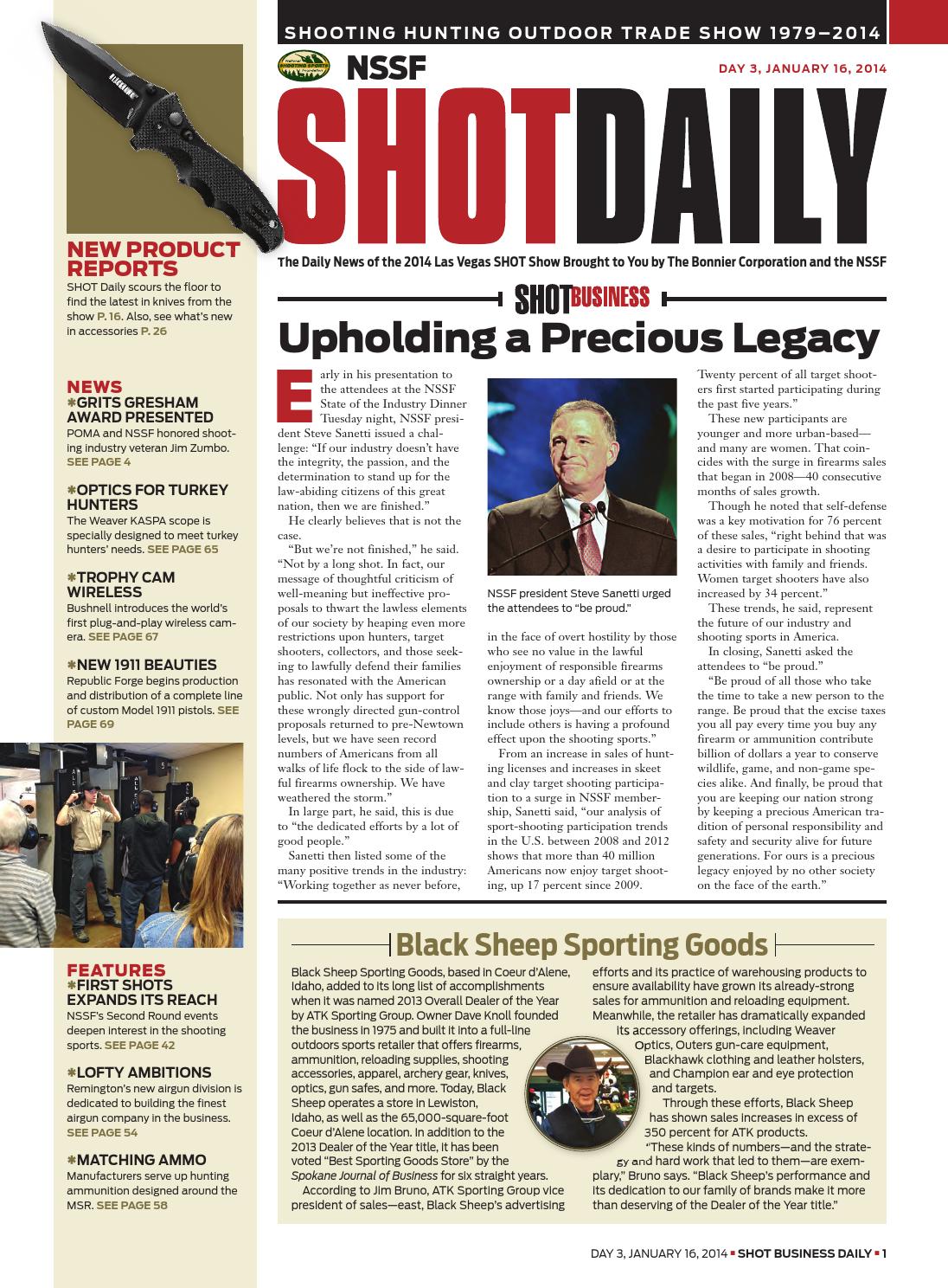 SHOT Daily 3 2014 by SHOT Business - Issuu