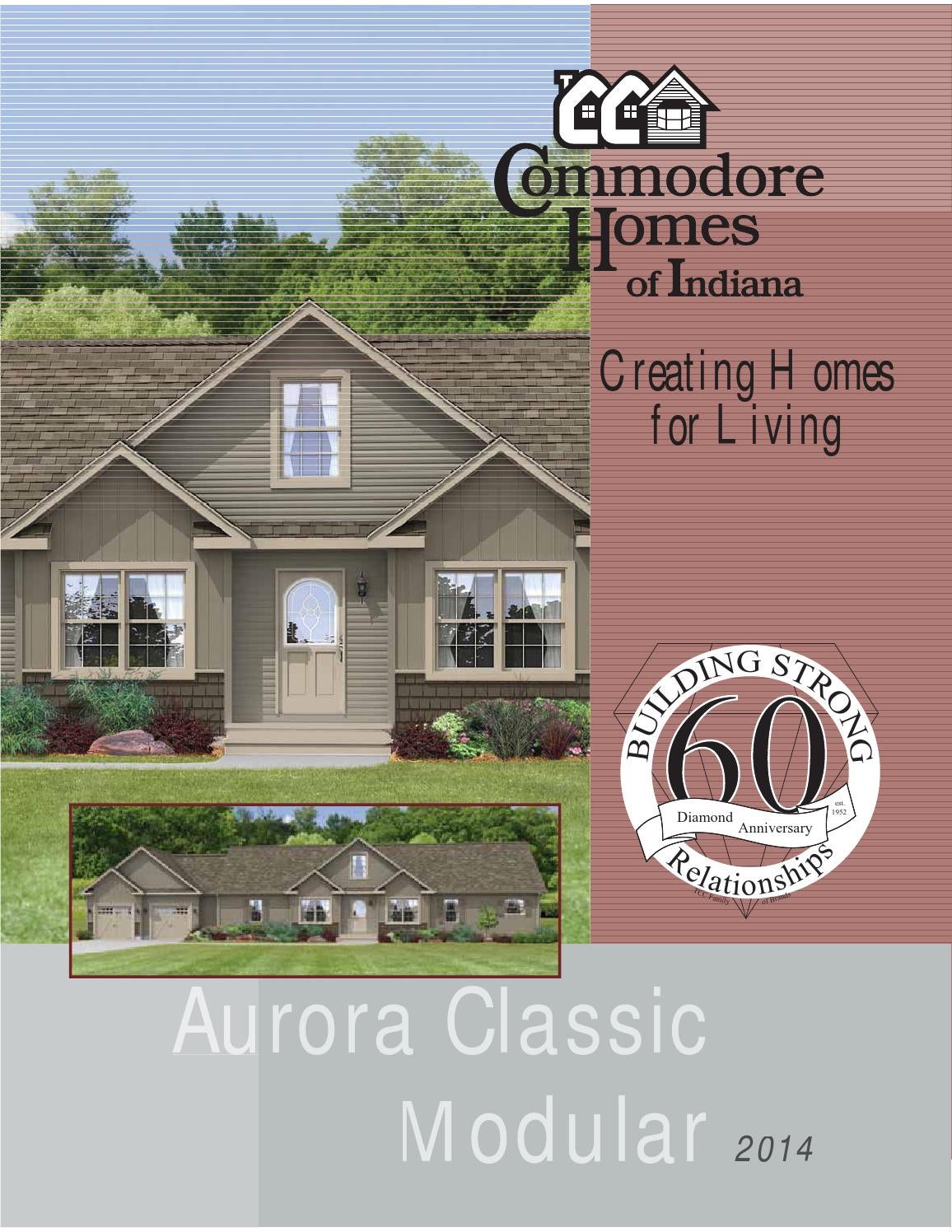 Commodore Homes of Indiana Aurora Classic Modular Ranch by Commodore ...