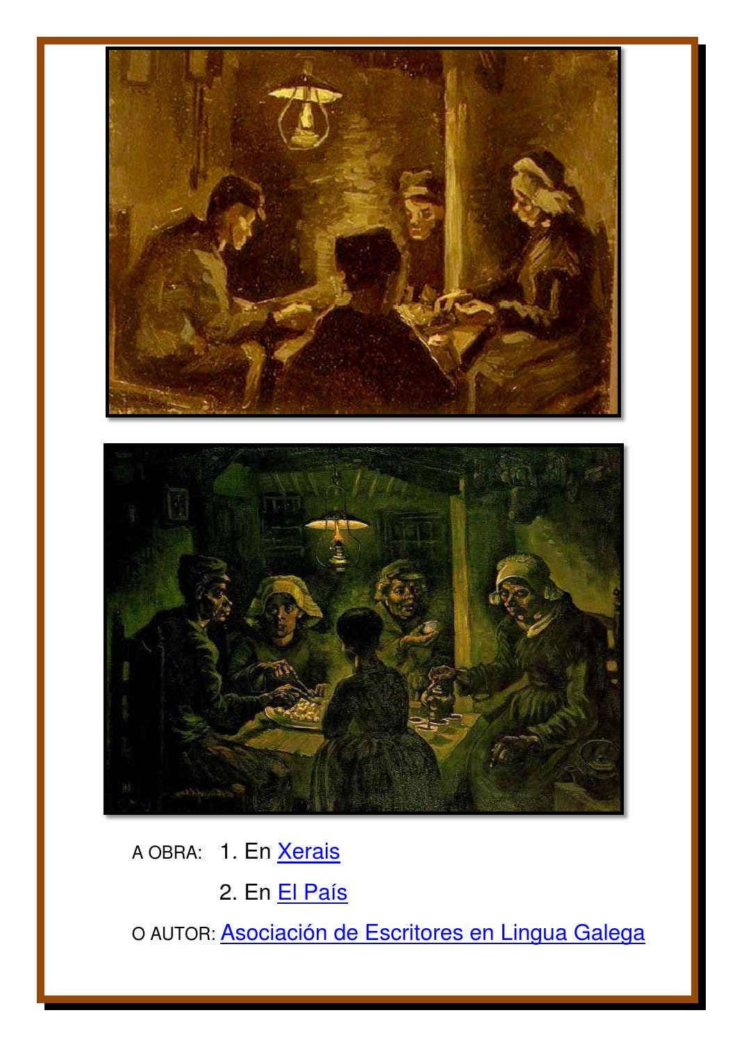 Os comedores de patacas. Manuel Rivas by Sofia Rama - Issuu