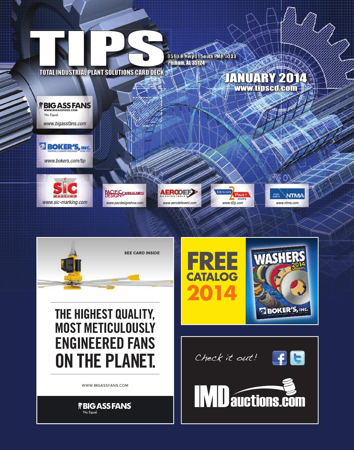 TIPS Card Deck January 2014 by Industrial Machinery Digest | IMD by ...