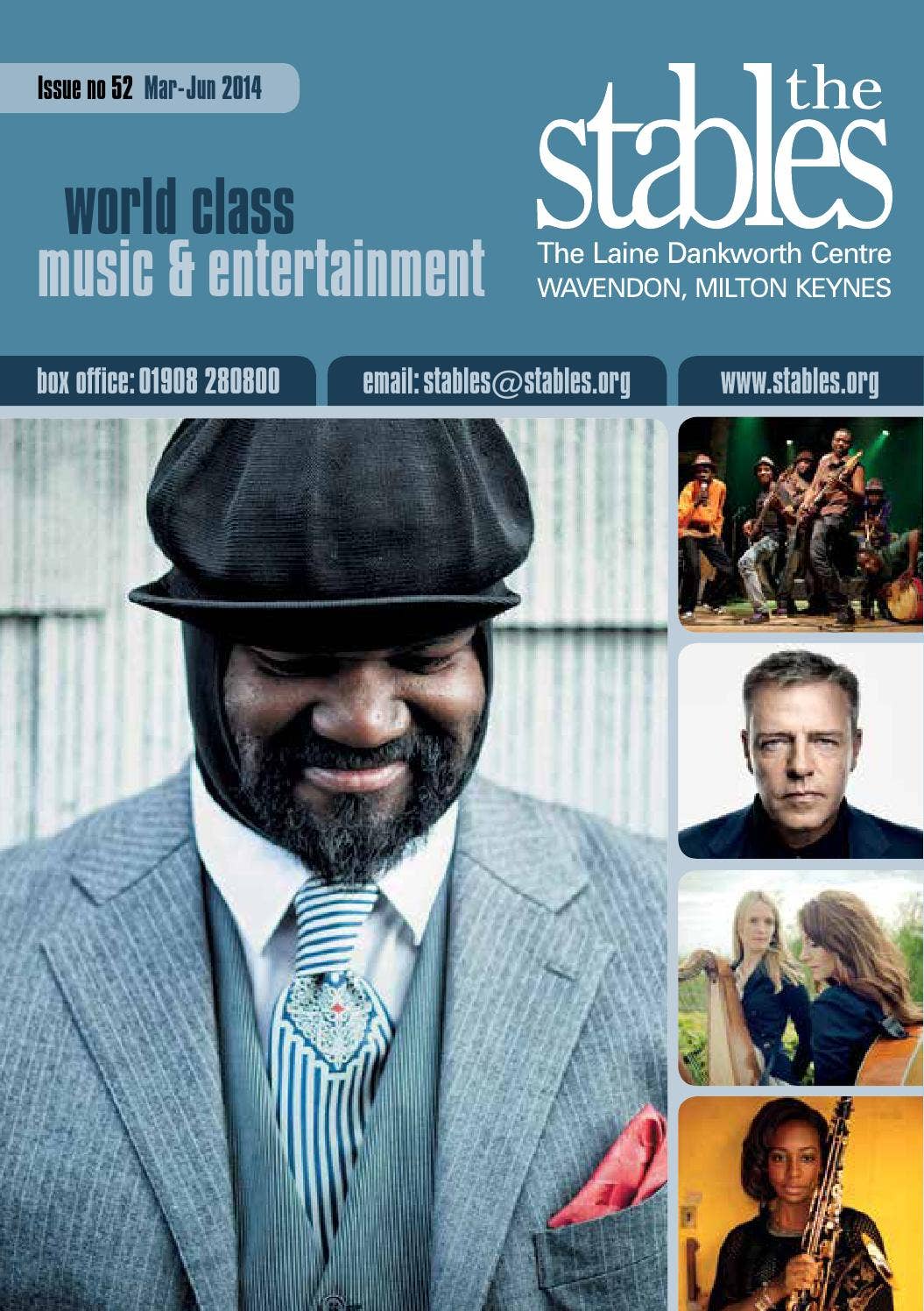 Stables brochure - March to June 2014 by Matthew Sanders - Issuu