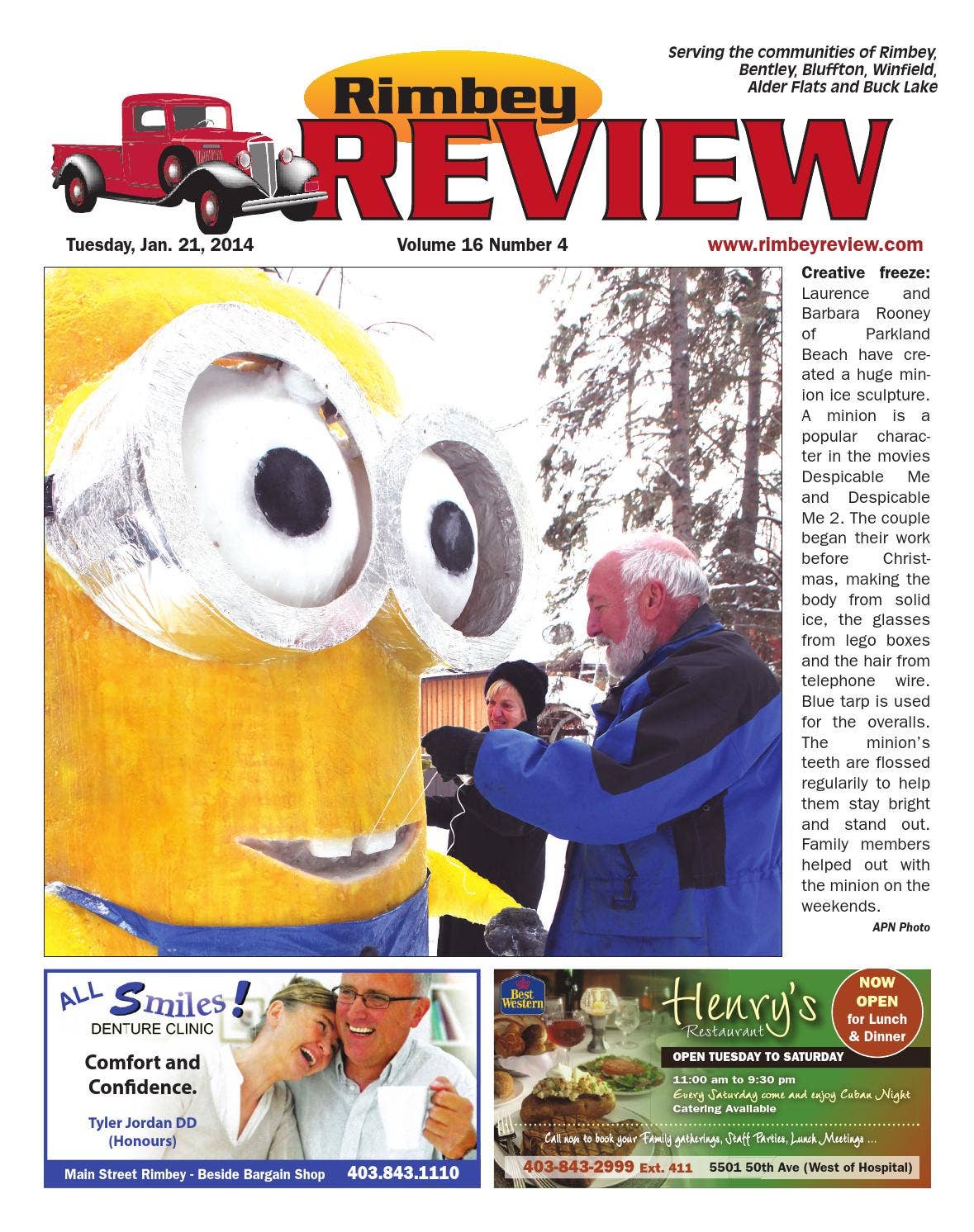 Rimbey Review, January 21, 2014 by Black Press Media Group - Issuu