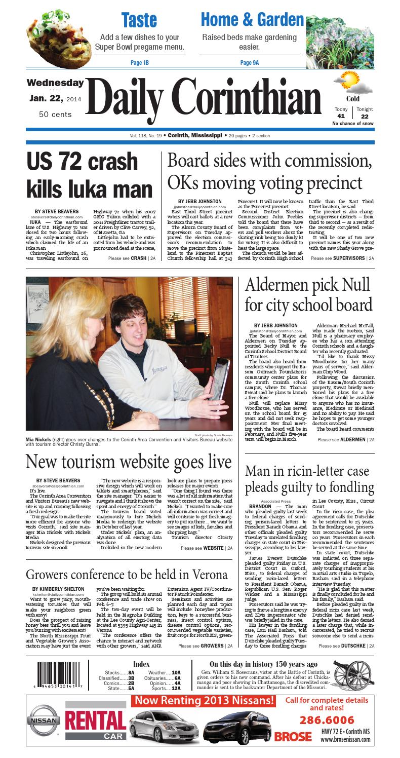 012214 daily corinthian e edition by Daily Corinthian - Issuu