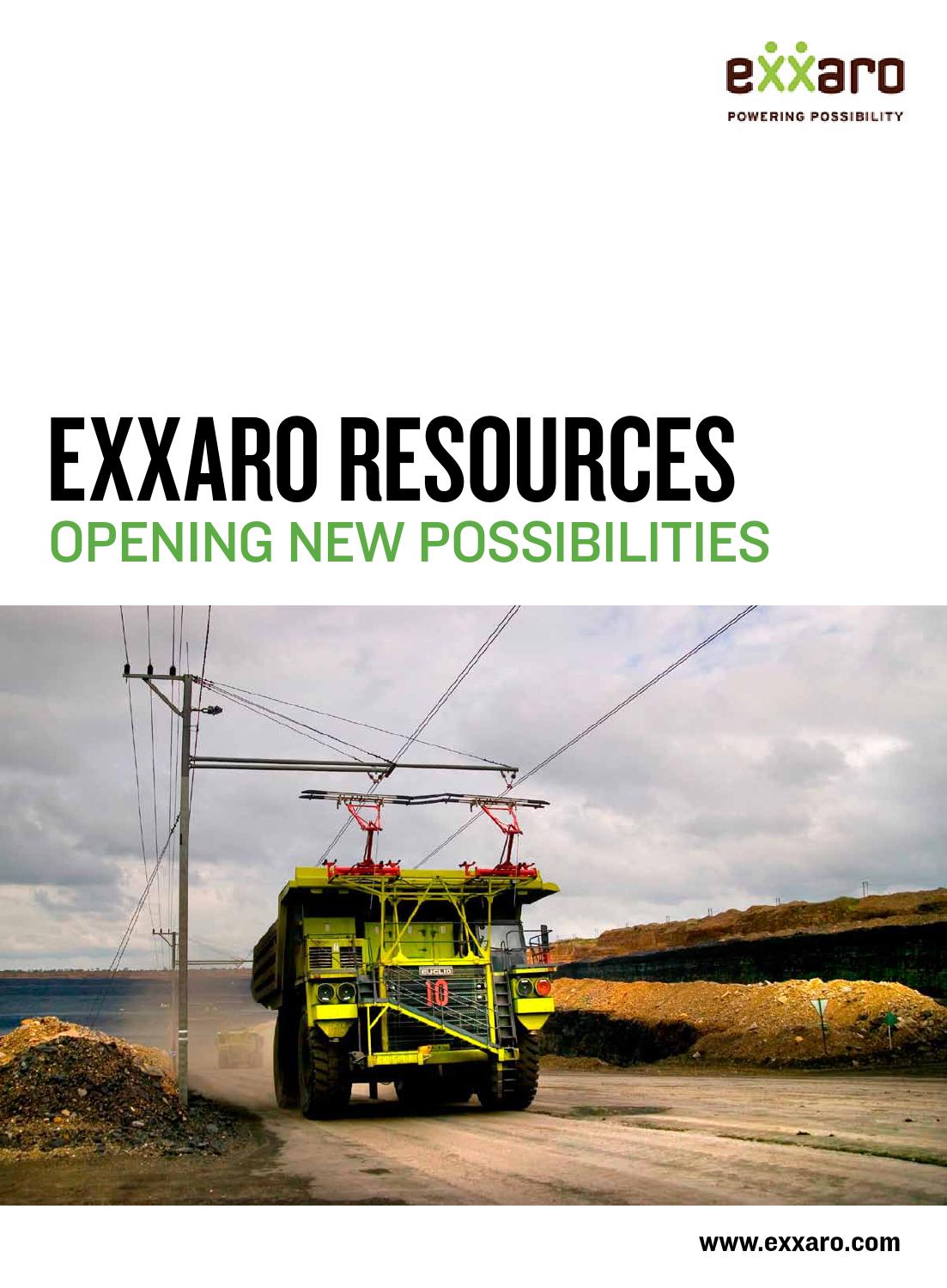 Exxaro Africa Mining Feb14 Bro by Business Excellence Magazine - Issuu