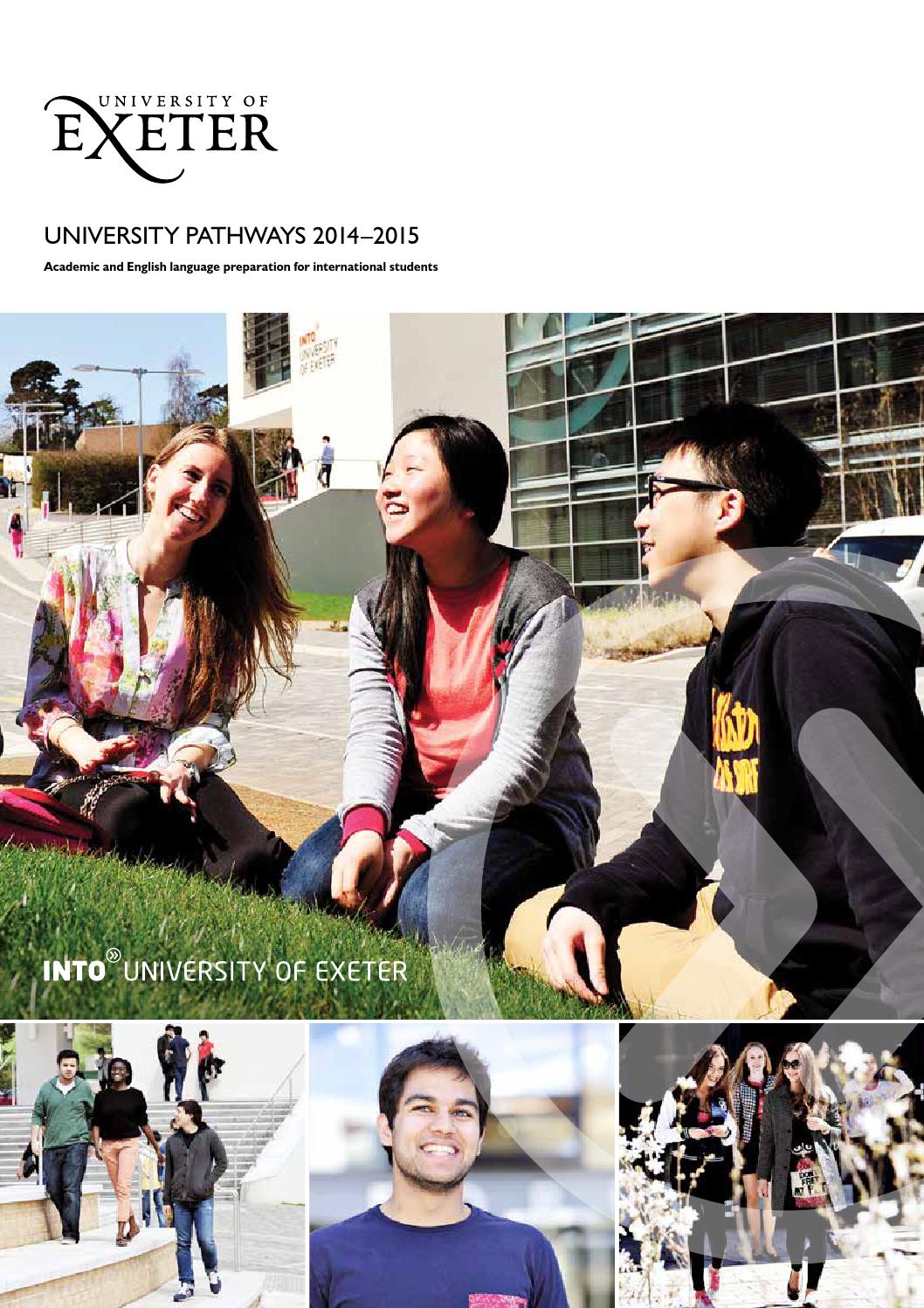 Into exeter brochure 2014 15 by University of Exeter - Issuu