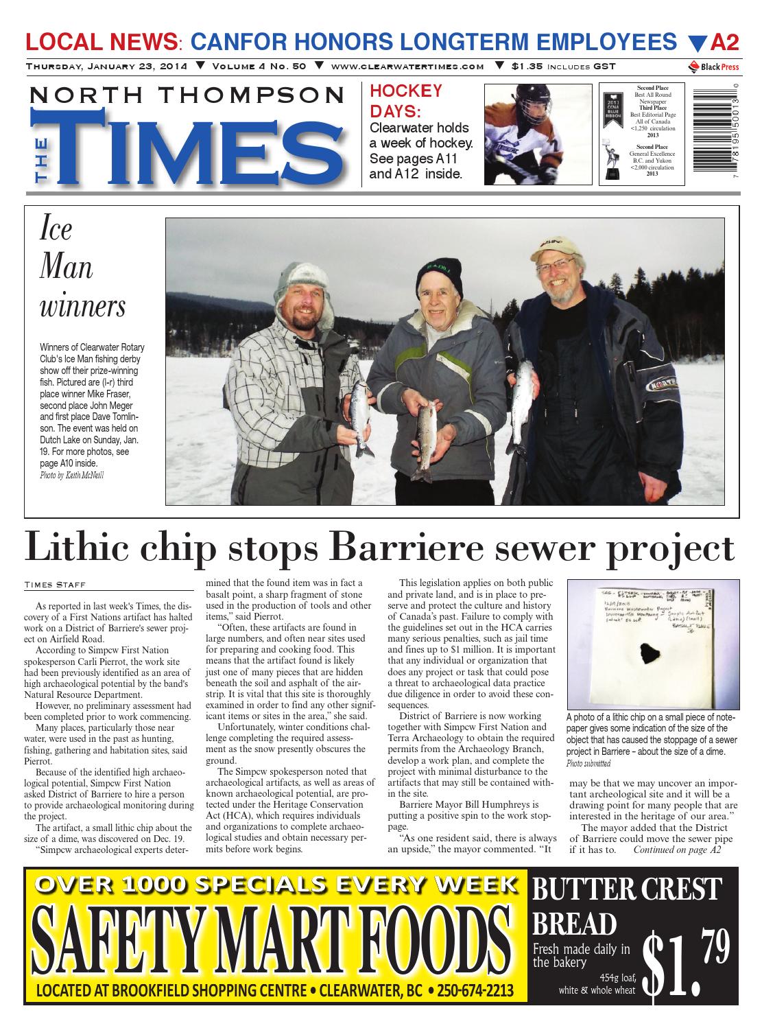 Clearwater Times, January 23, 2014 by Black Press Media Group - Issuu