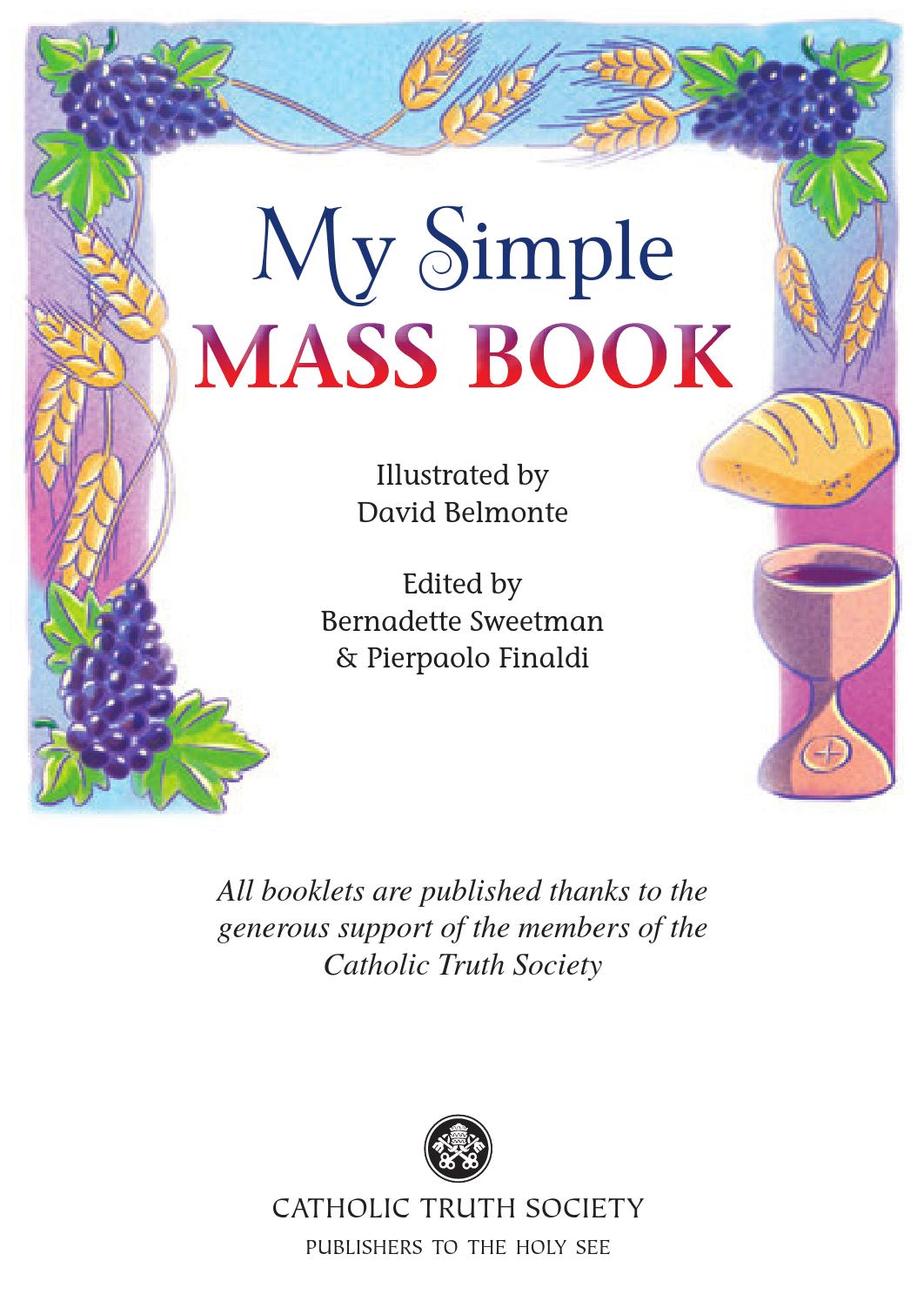 My Simple Mass Book by Catholic Truth Society - Issuu