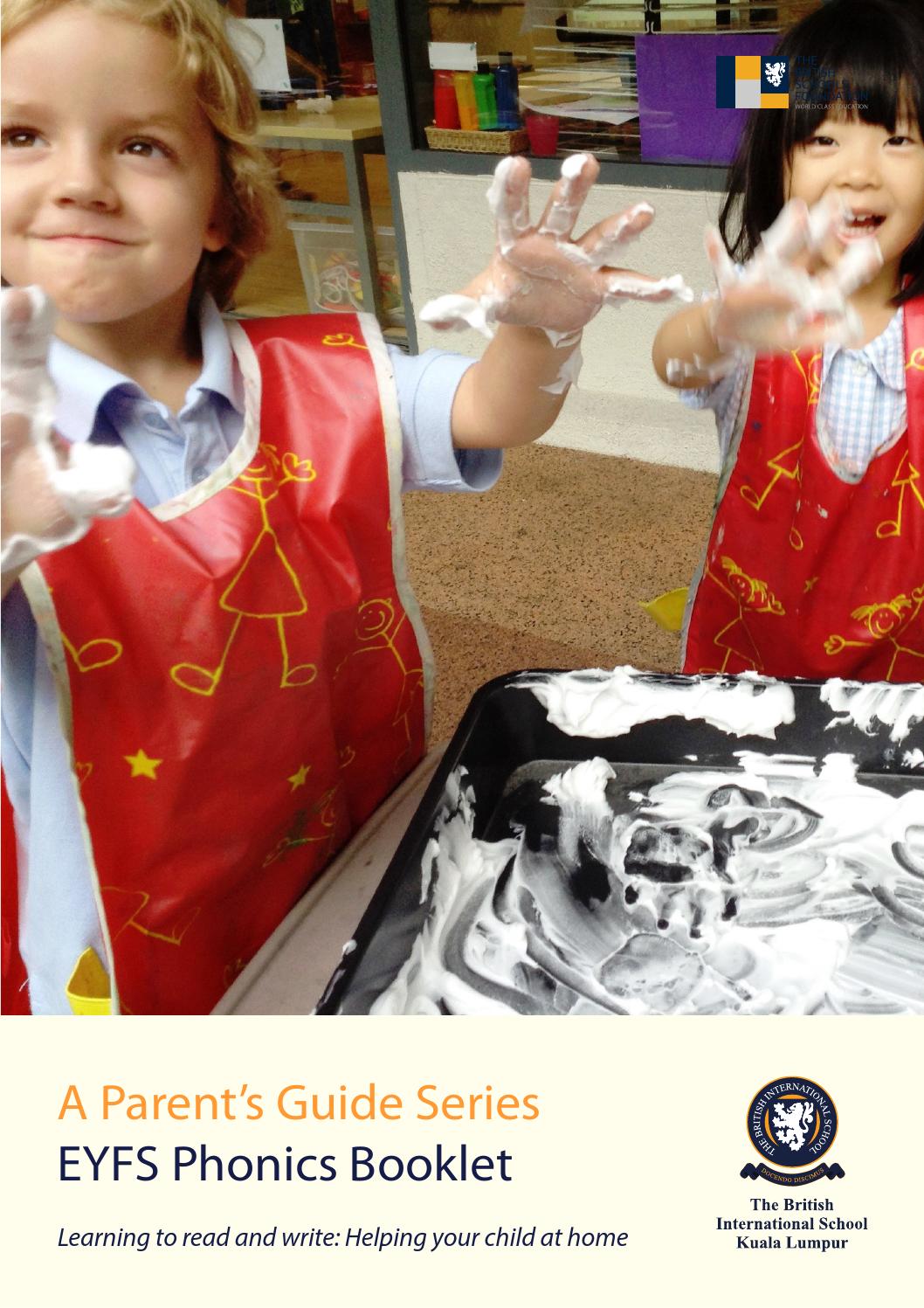 A parents guide series phonics for eyfs by British Schools Foundation ...