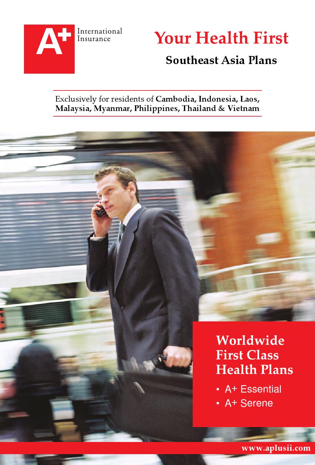 A+ International Healthcare Southeast Asia Health Medical Insurance ...