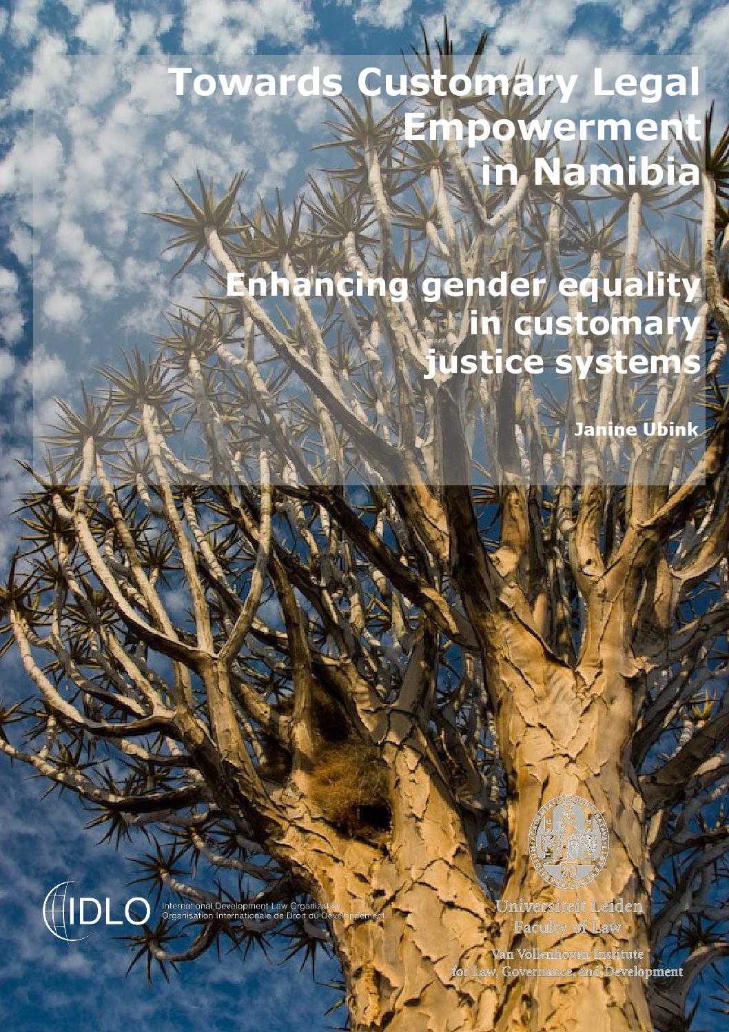 Towards Customary Legal Empowerment in Namibia by International ...