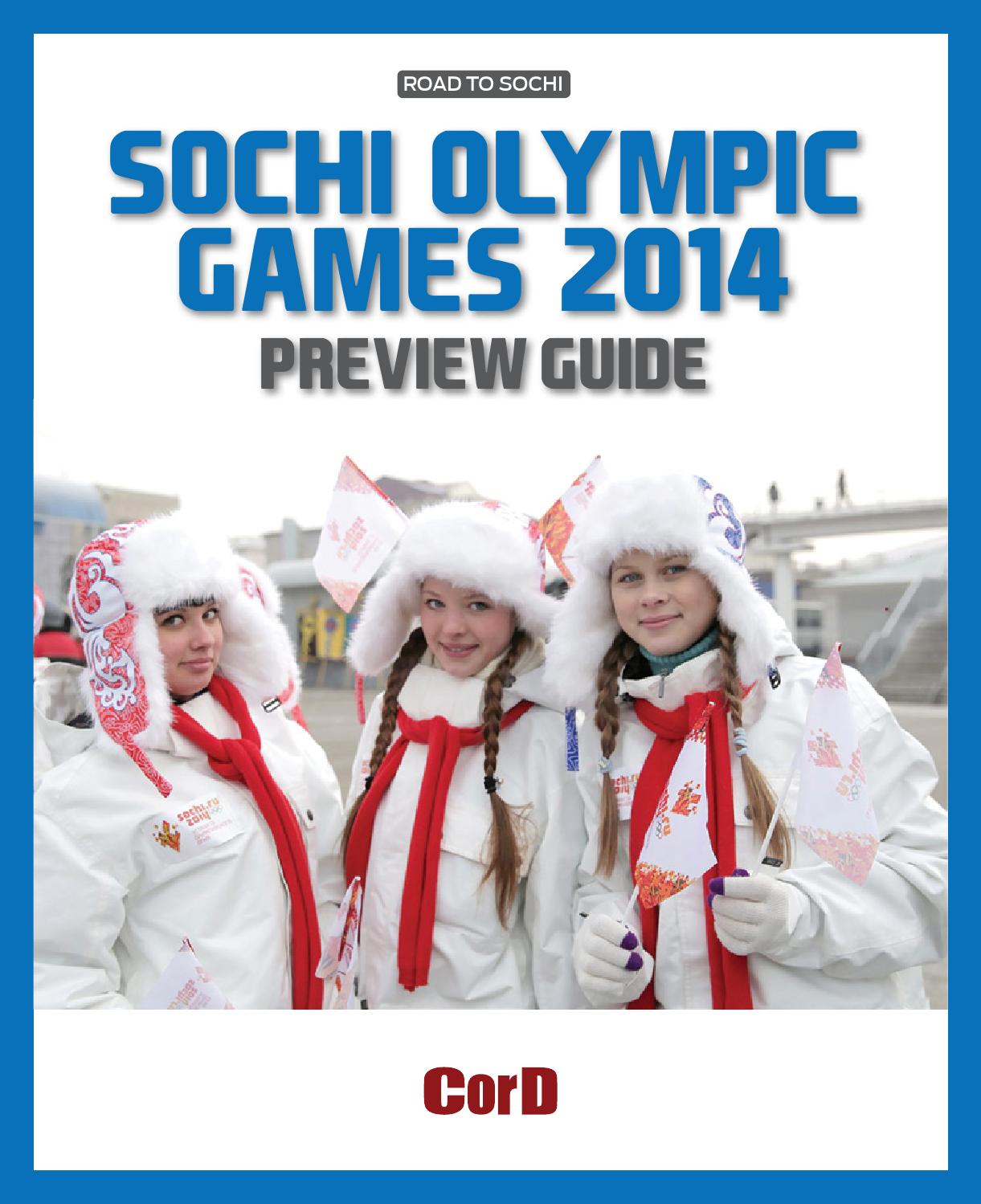 SOCHI OLYMPIC GAMES 2014 by CorD Magazine - Issuu