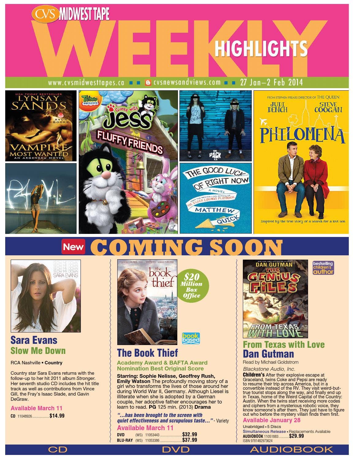 CVS Weekly 27 1 14 by CVS Midwest Tape - Issuu