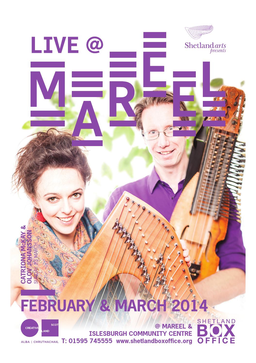 What's On @ Mareel FEB & MAR 2014 by Shetland Arts - Issuu