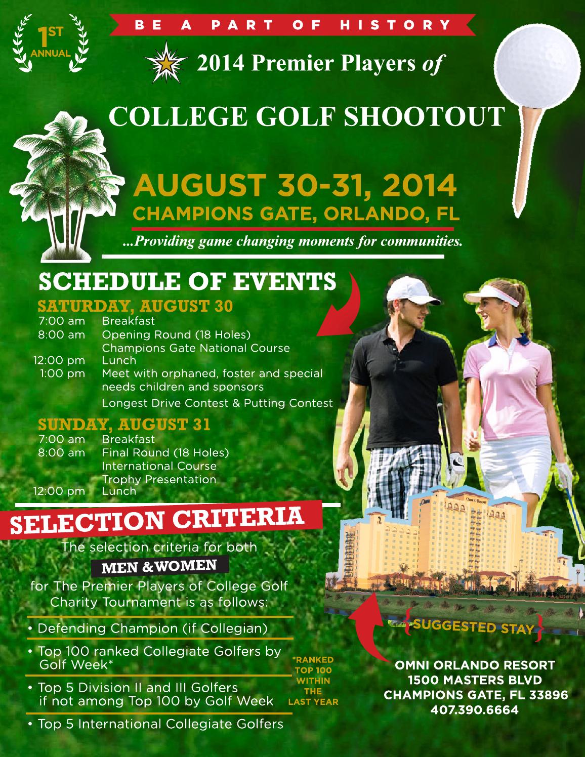 Golf brochure 012914 updated by Premier Players - Issuu