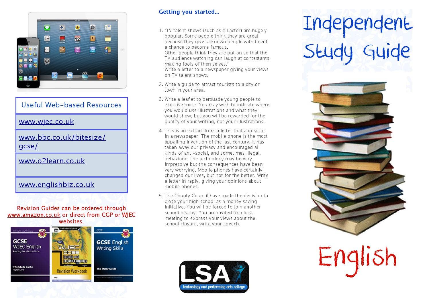 Independent Study Guide for English by Schudio - Issuu