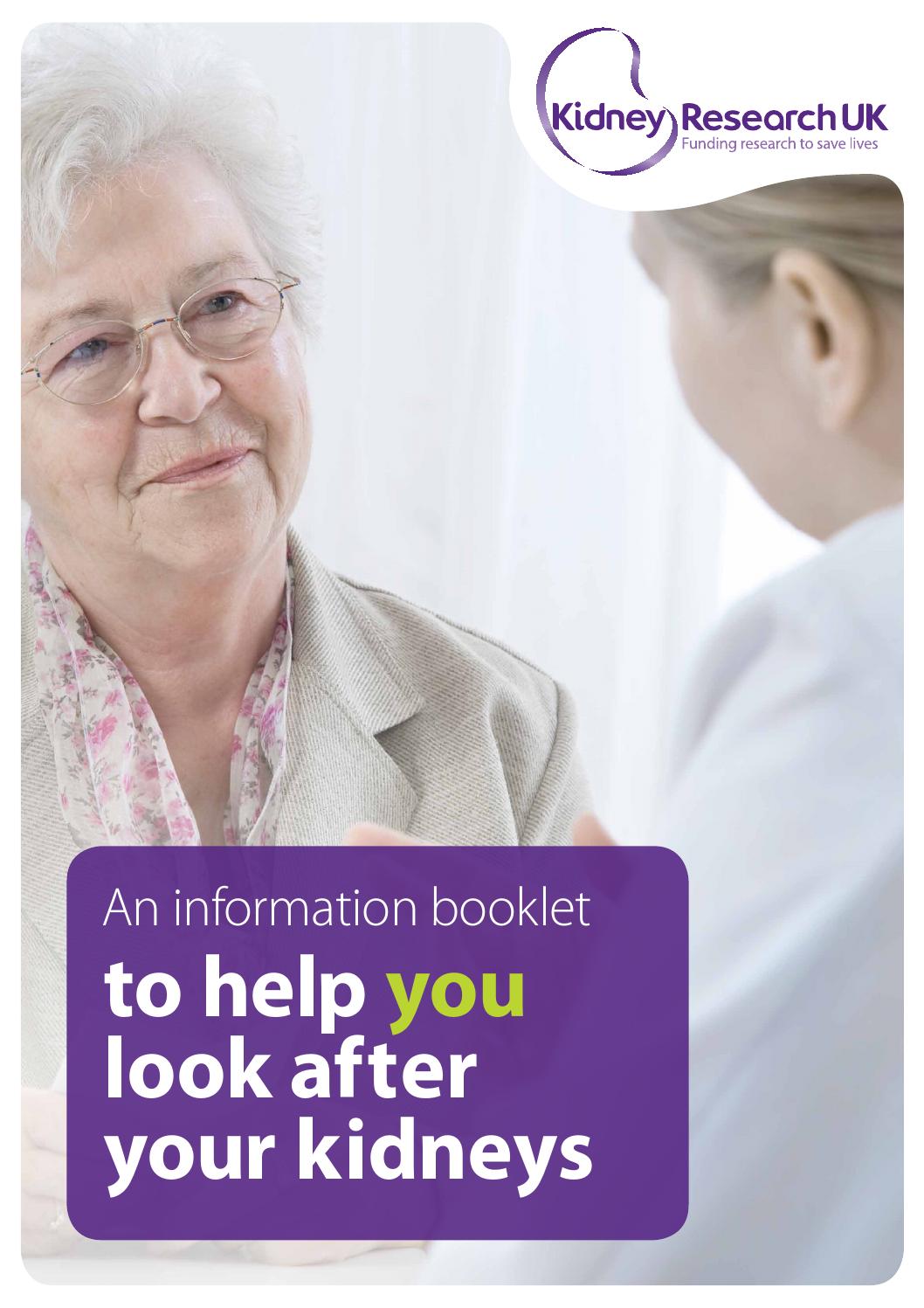 Patient Information Booklet by Kidney Research UK - Issuu