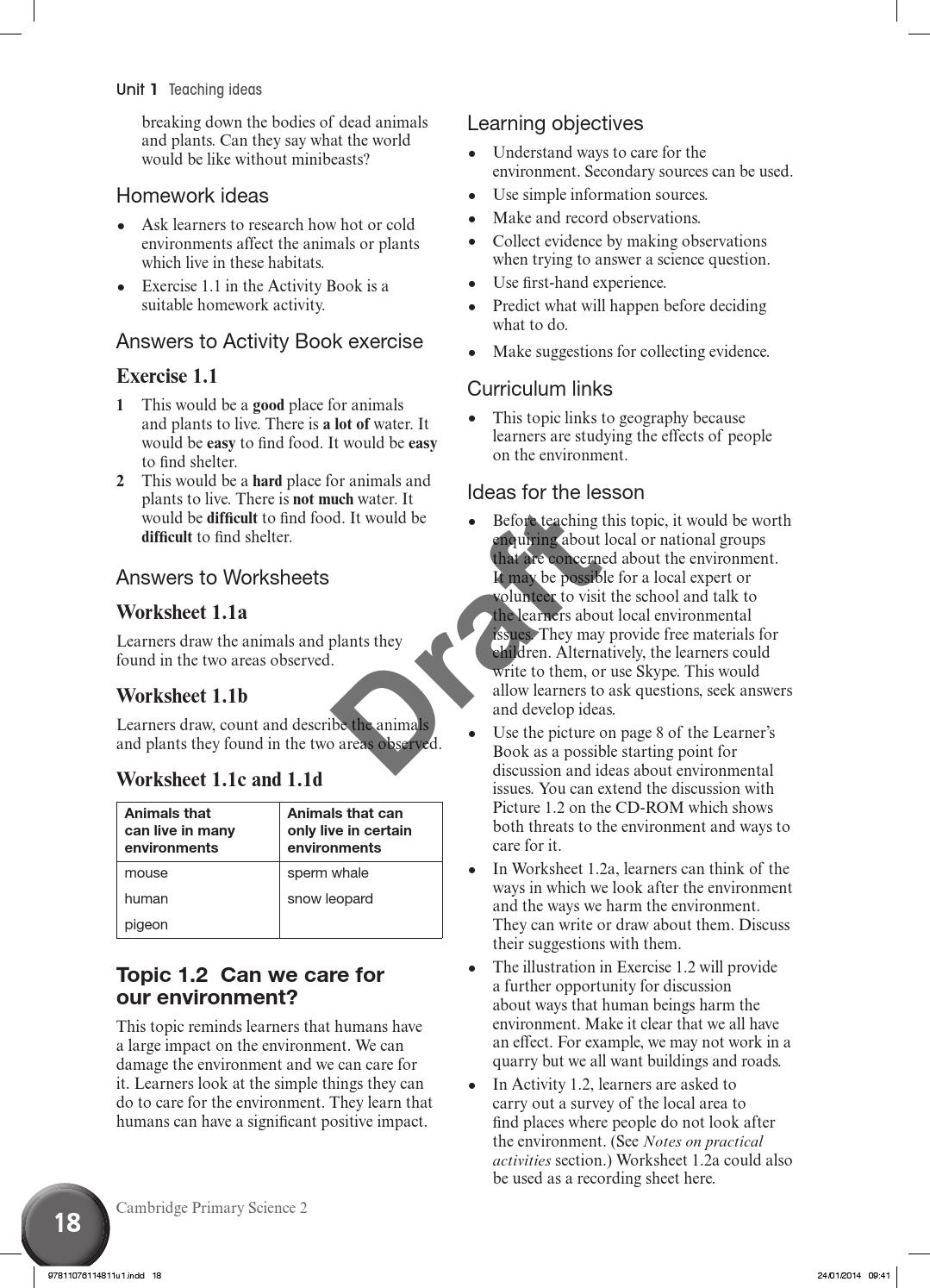 Cambridge Primary Science Teacher's Resource Book 2 with CD-ROM by ...