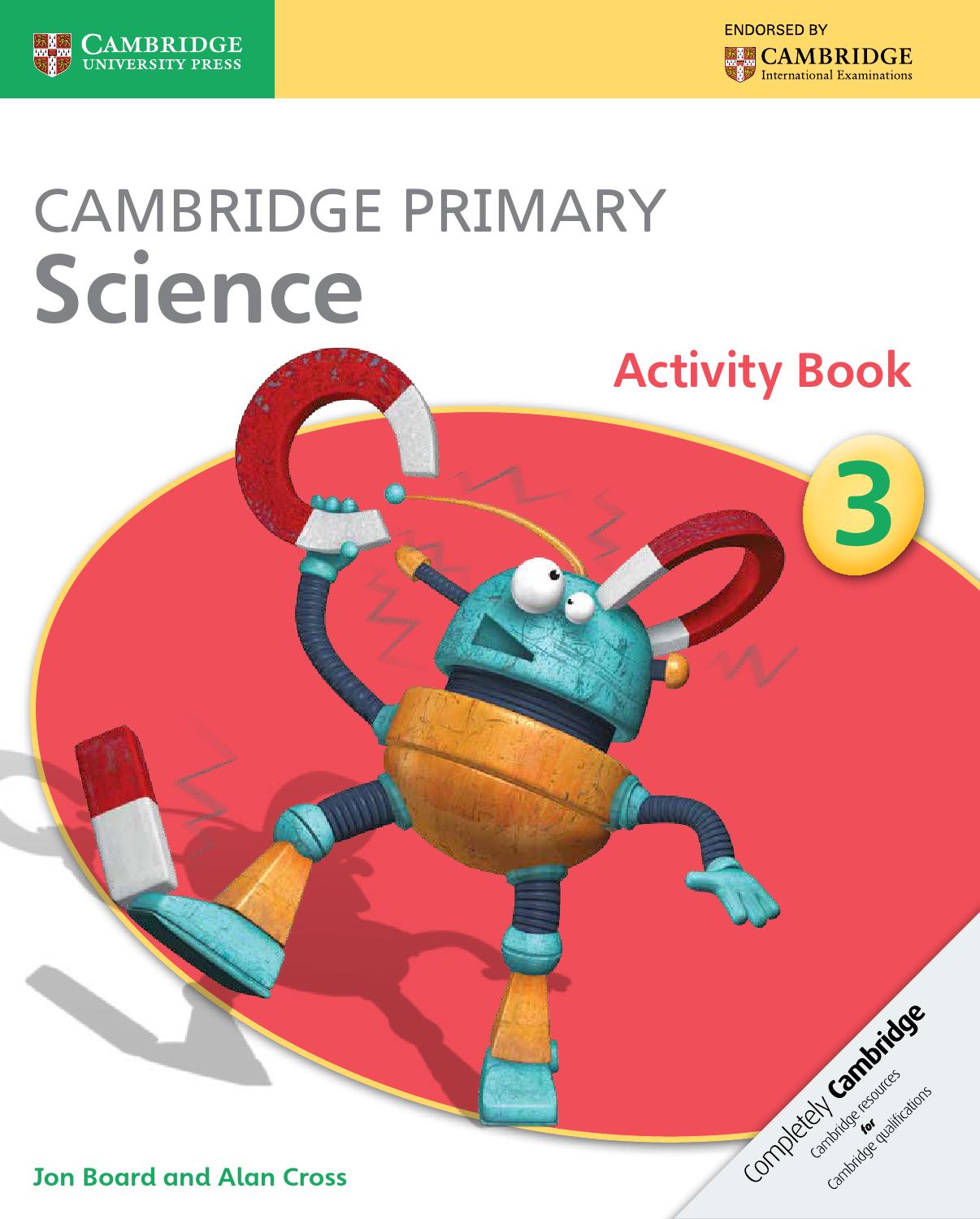 Cambridge Primary Science Activity Book 3 By Cambridge University Press