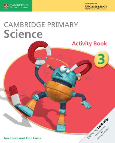 Cambridge Primary Science Activity Book 3 By Cambridge International