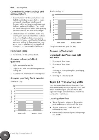 Cambridge Primary Science Teacher's Resource Book 3 with CD-ROM by ...