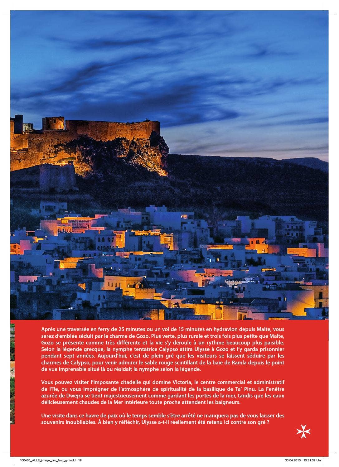 Malta and Gozo General Brochure - French by Malta Tourism Authority - Issuu