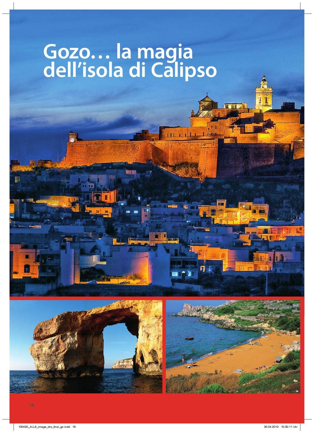Malta and Gozo General Brochure - Italian by Malta Tourism Authority ...