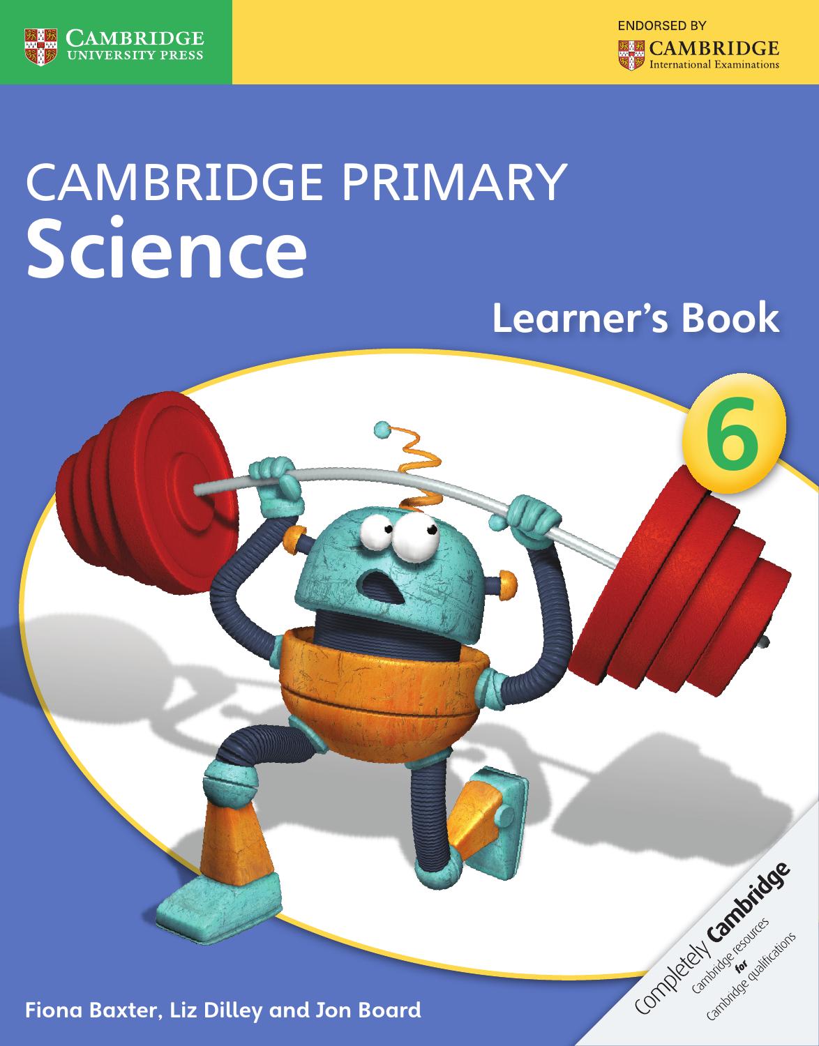 Cambridge Primary Science Learner s Book 6 By Cambridge University