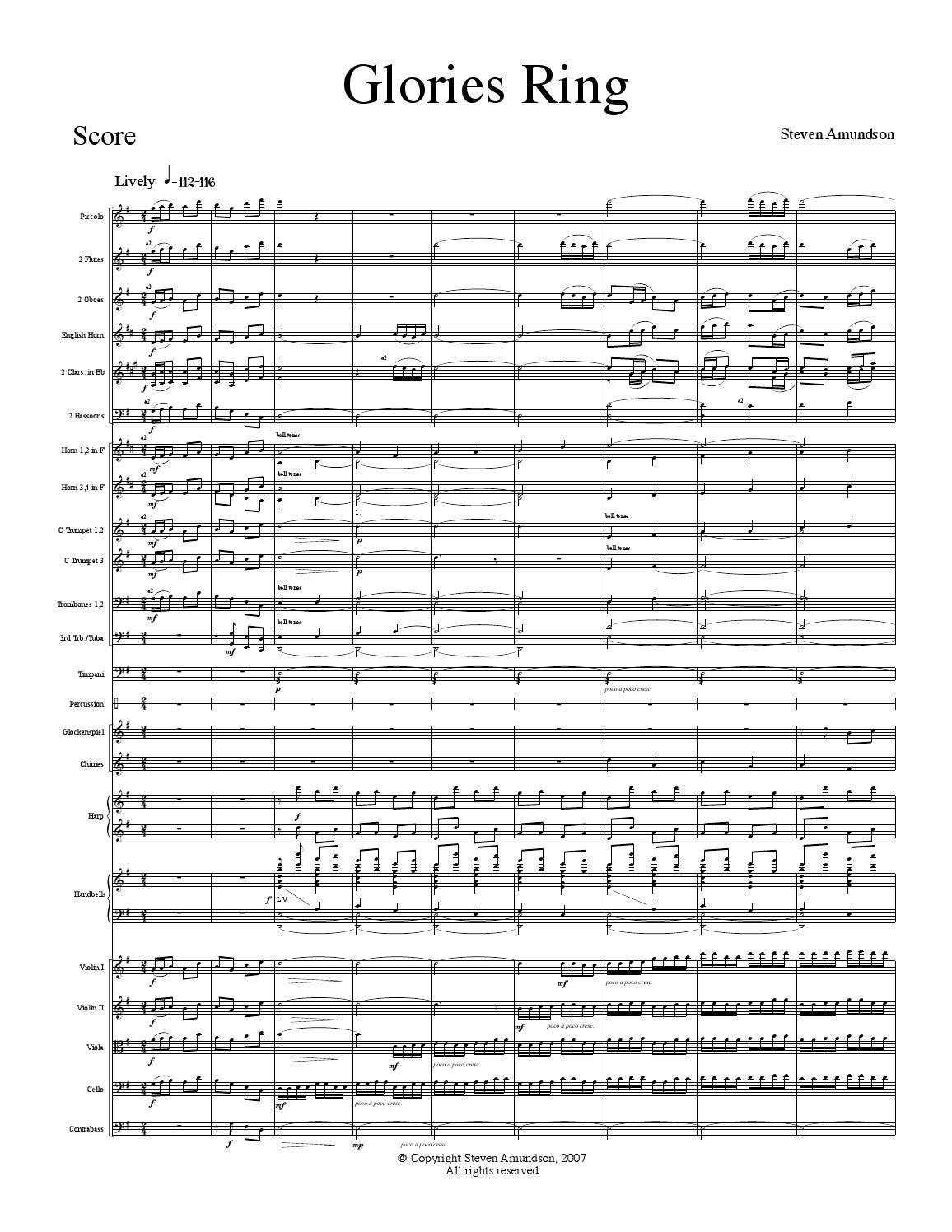 Glories Ring by Steven Amundson by Tempo Music Resource - Issuu