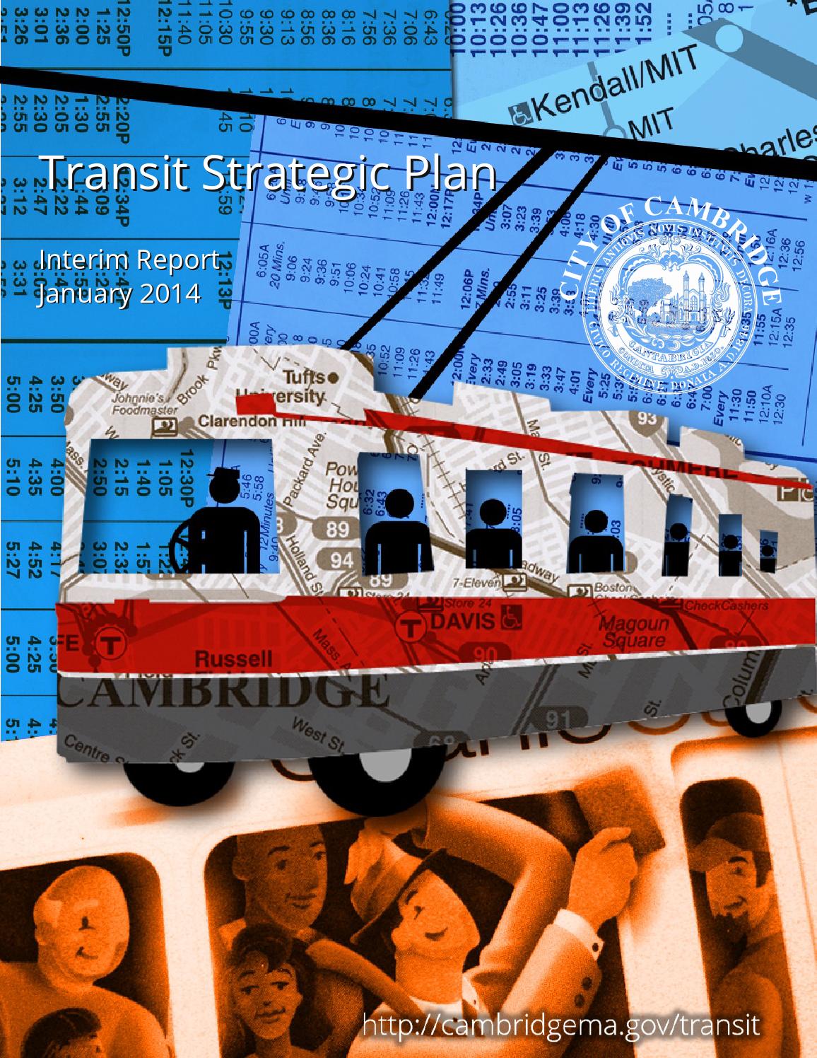 Cambridge Transit Strategic Plan Interim Report, January 2014 by Jeff ...