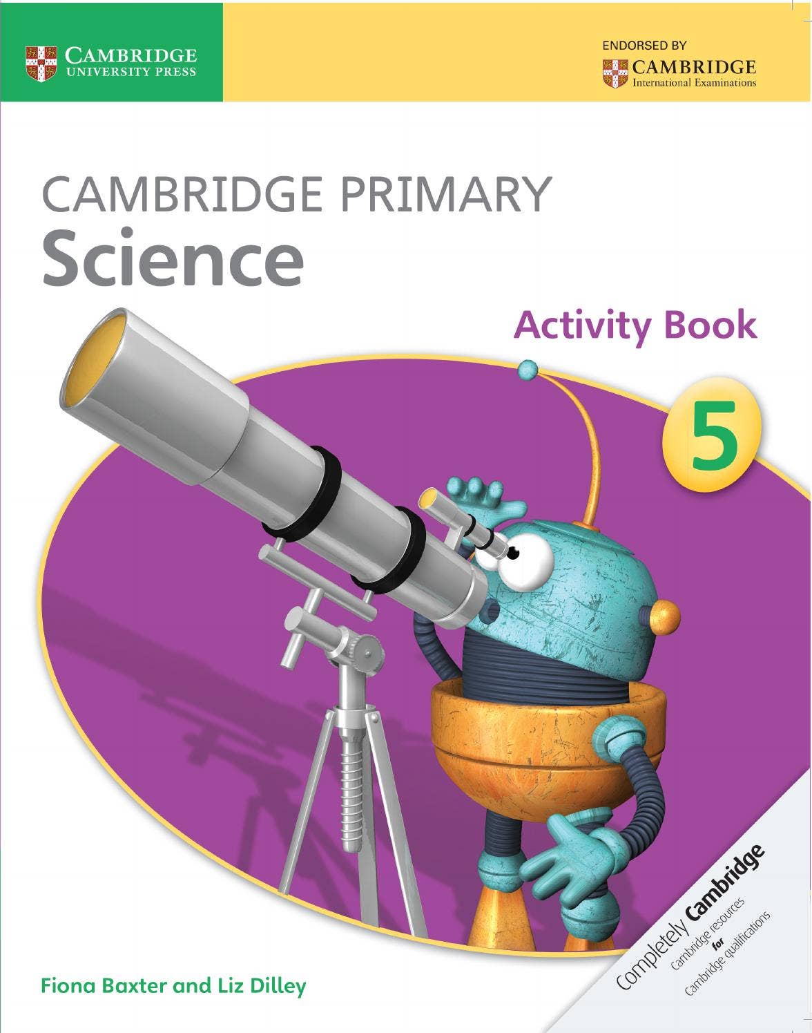 Cambridge Primary Science Activity Book 5 by Cambridge International ...