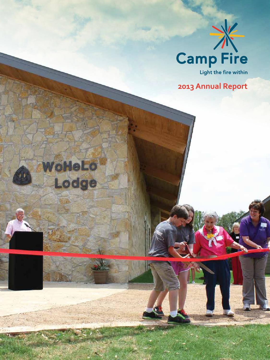 2013 Camp Fire First Texas Annual Report by Camp Fire First Texas - Issuu
