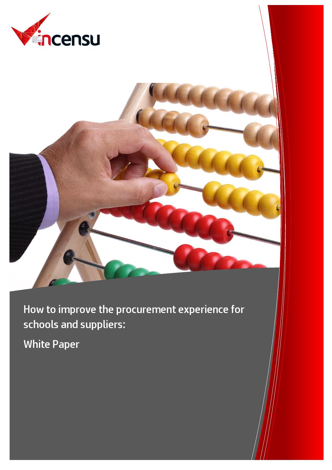 School Procurement White Paper by Incensu - Issuu