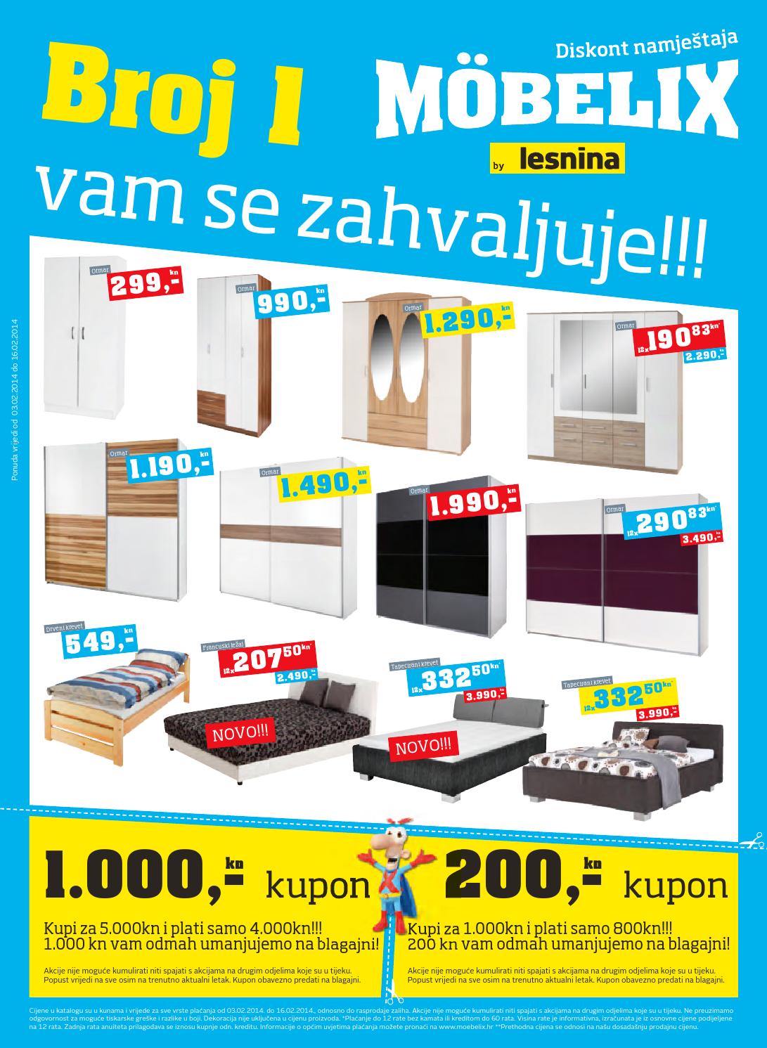 Mobelix letak veljaca 2014 by katalozi.net - Issuu