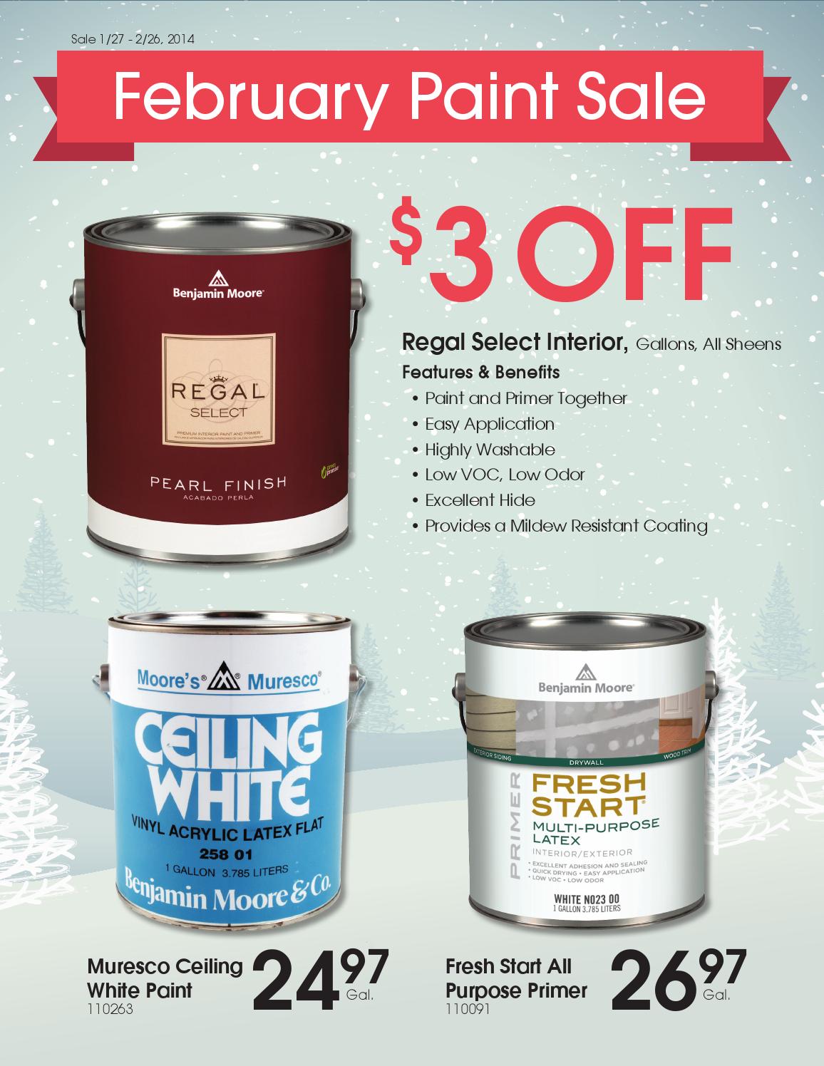 February 2014 Paint Sale Flyer by Aubuchon Hardware - Issuu