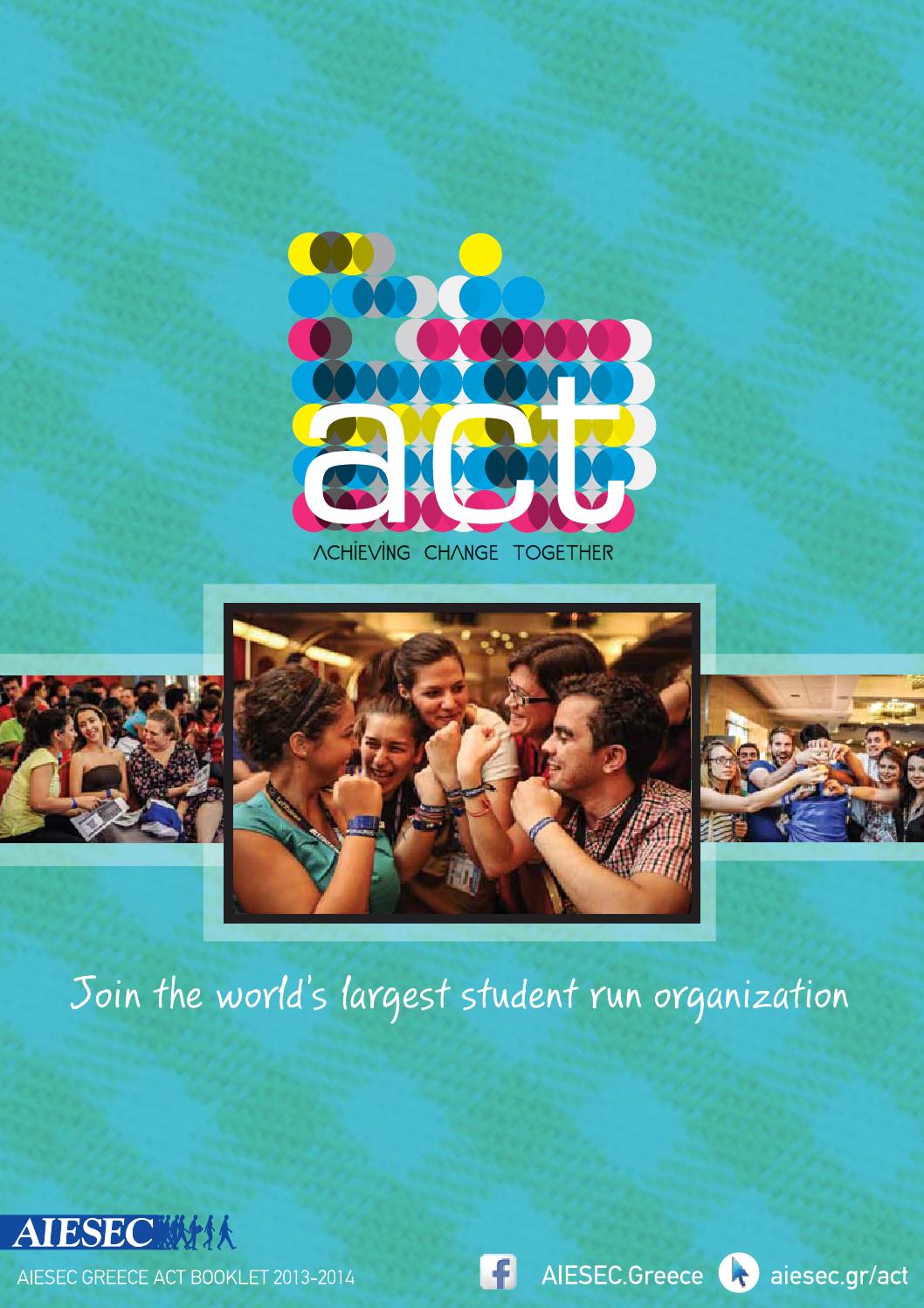 ACT Booklet - AIESEC Greece by AIESEC in Greece - Issuu