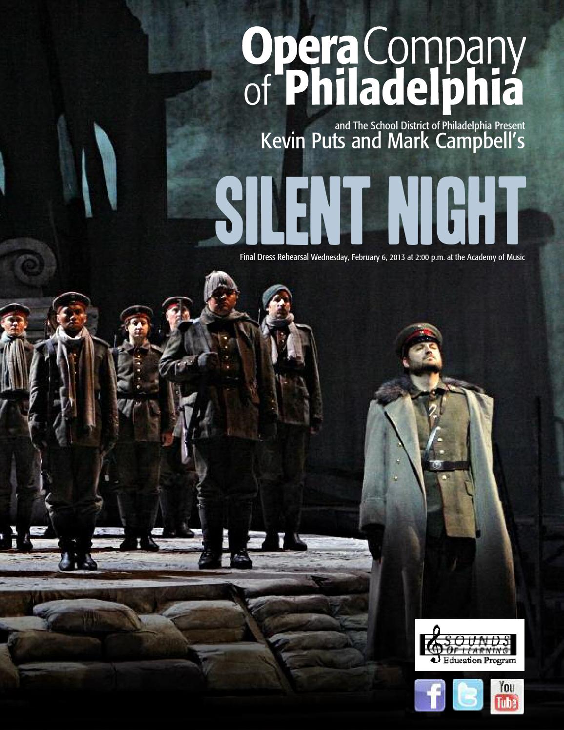 SILENT NIGHT Student Guide | Opera Company of Philadelphia by Opera ...