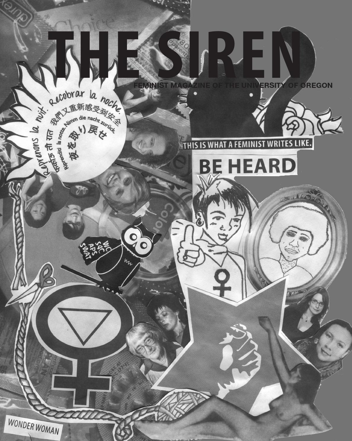The Commemorative Issue by The Siren Magazine of the ASUO Women's ...