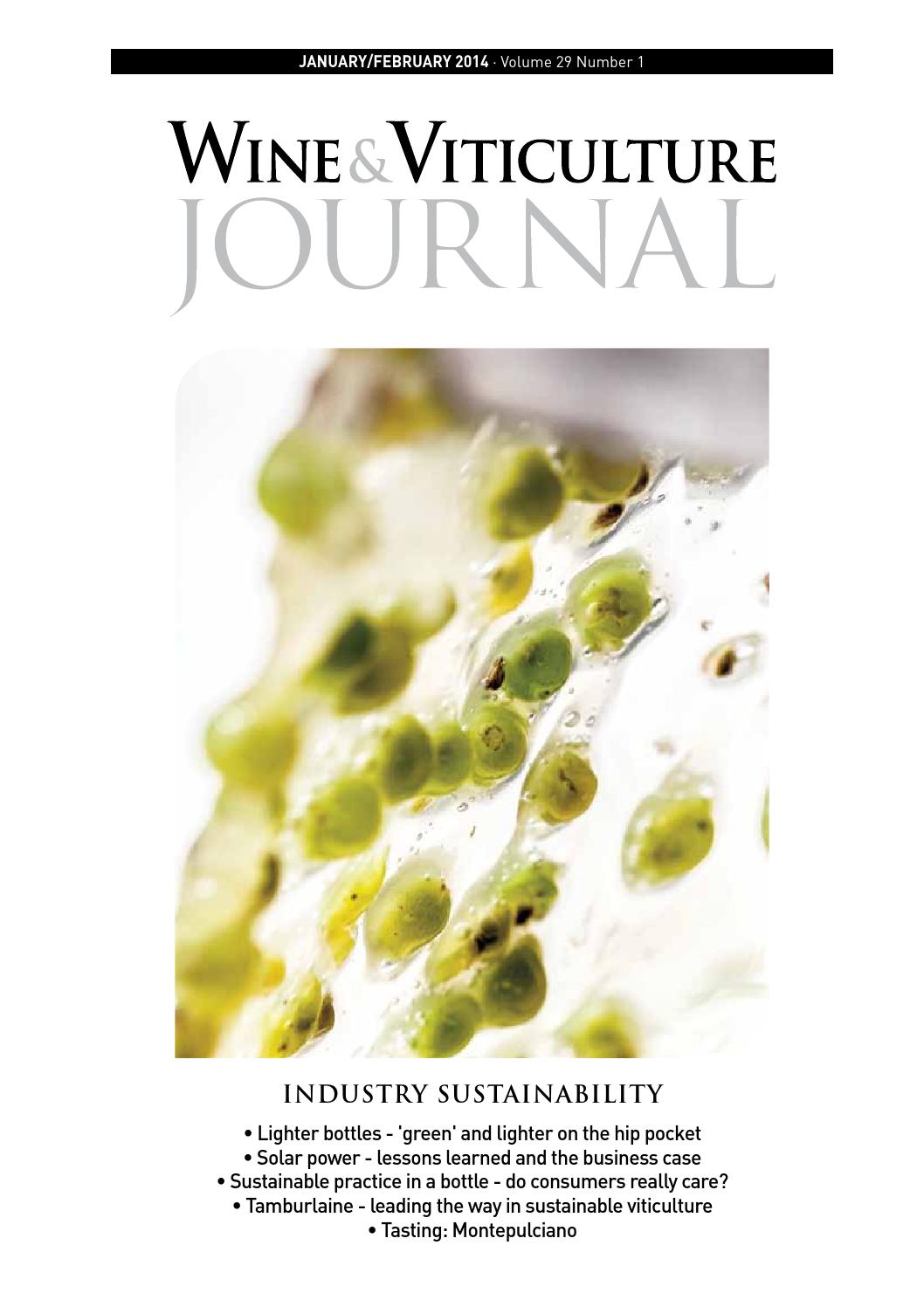 Wine & Viticulture Journal by Provincial Press Group - Issuu