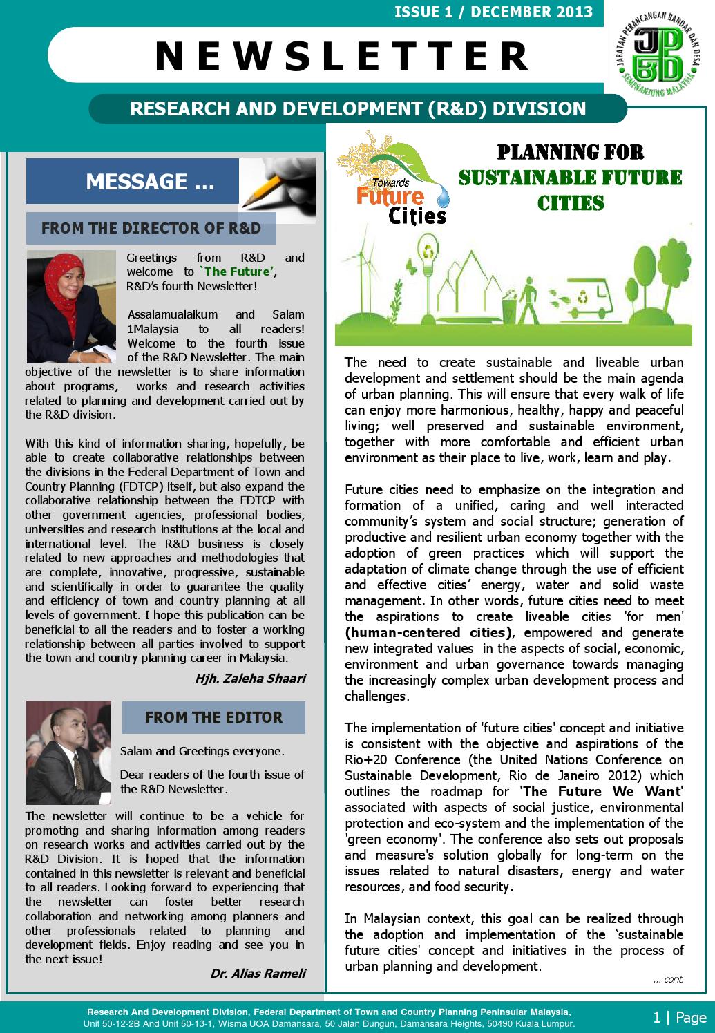 Newsletter 2013 by R&D, JPBD - Issuu