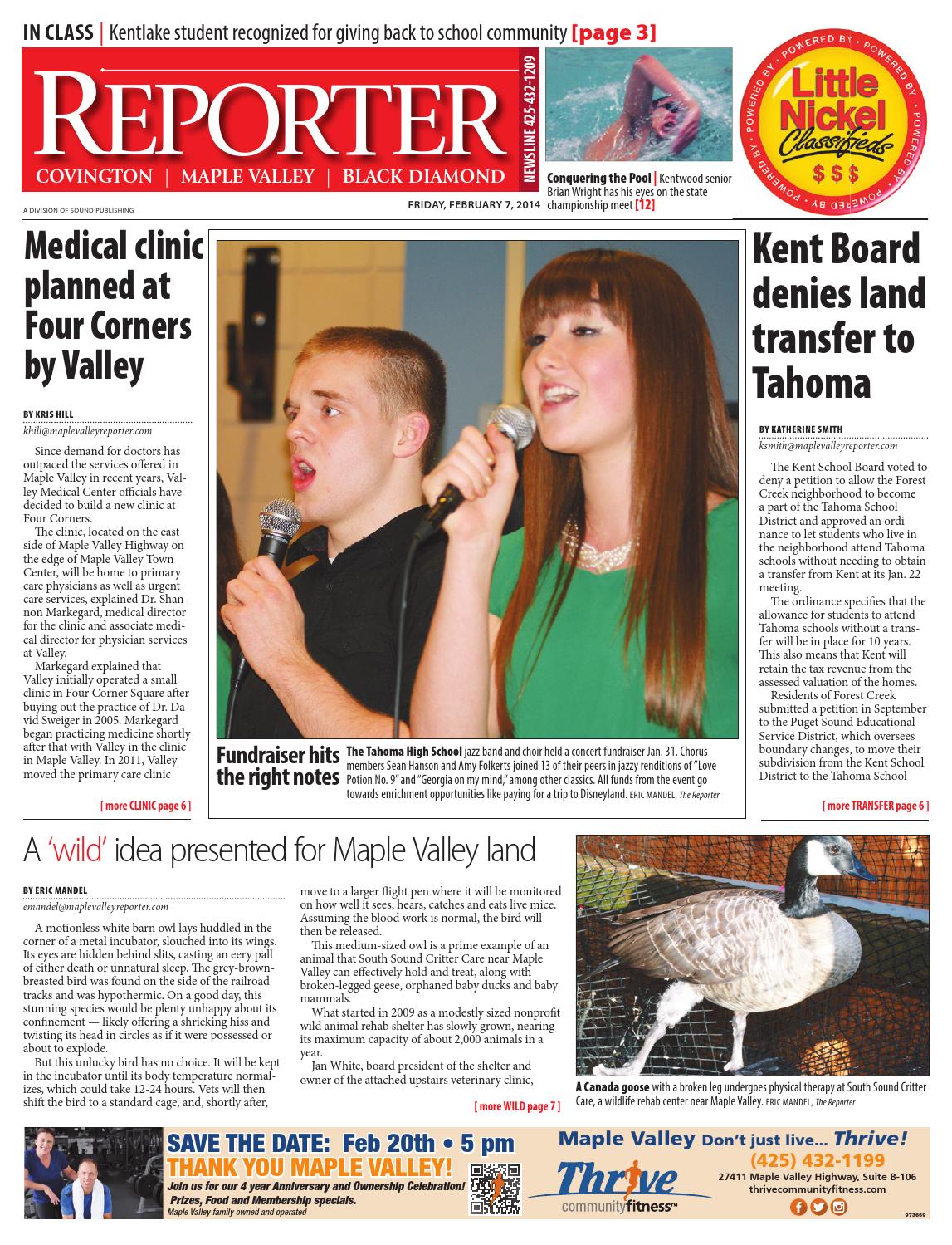 Covington/Maple Valley Reporter, February 07, 2014 by Sound Publishing ...