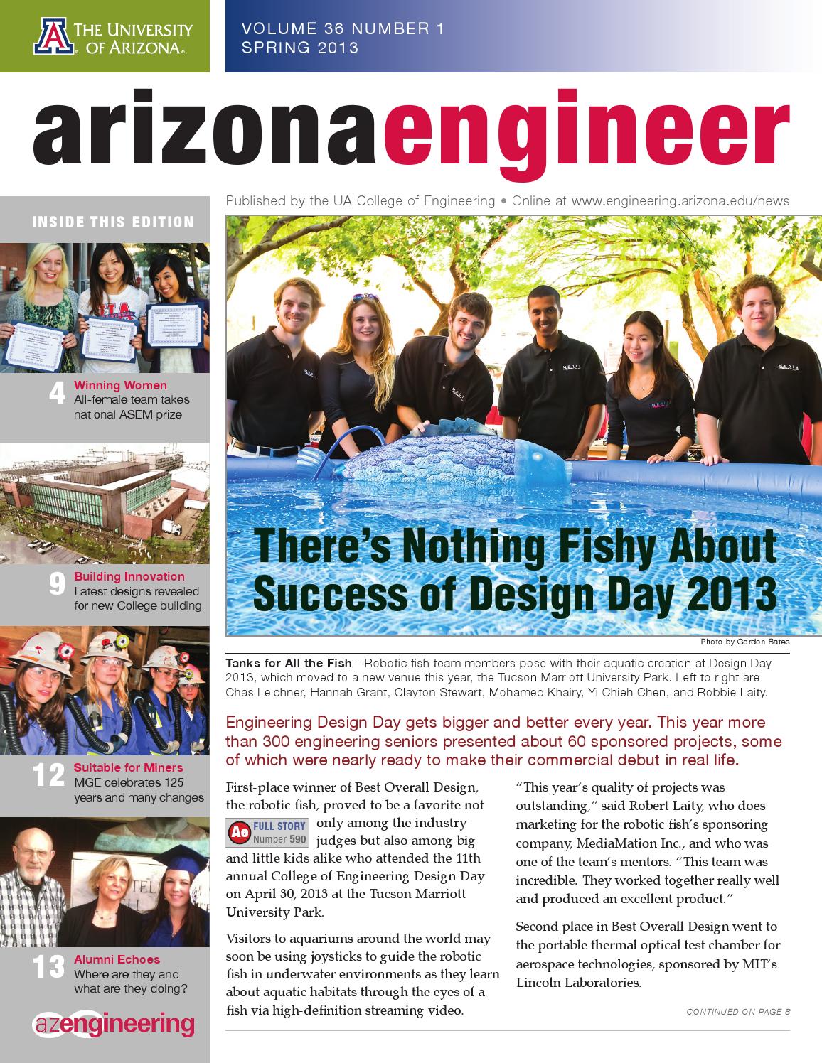 Arizona Engineer | 2013 spring edition by University of Arizona College ...