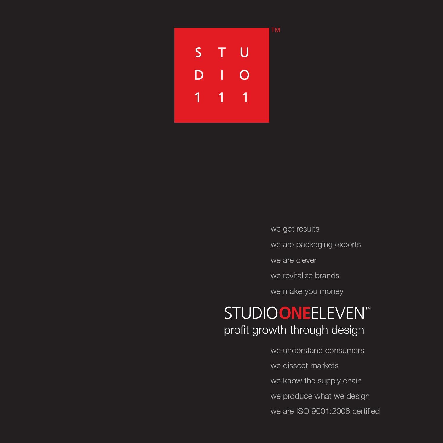 Studio One Eleven by Berlin Packaging - Issuu