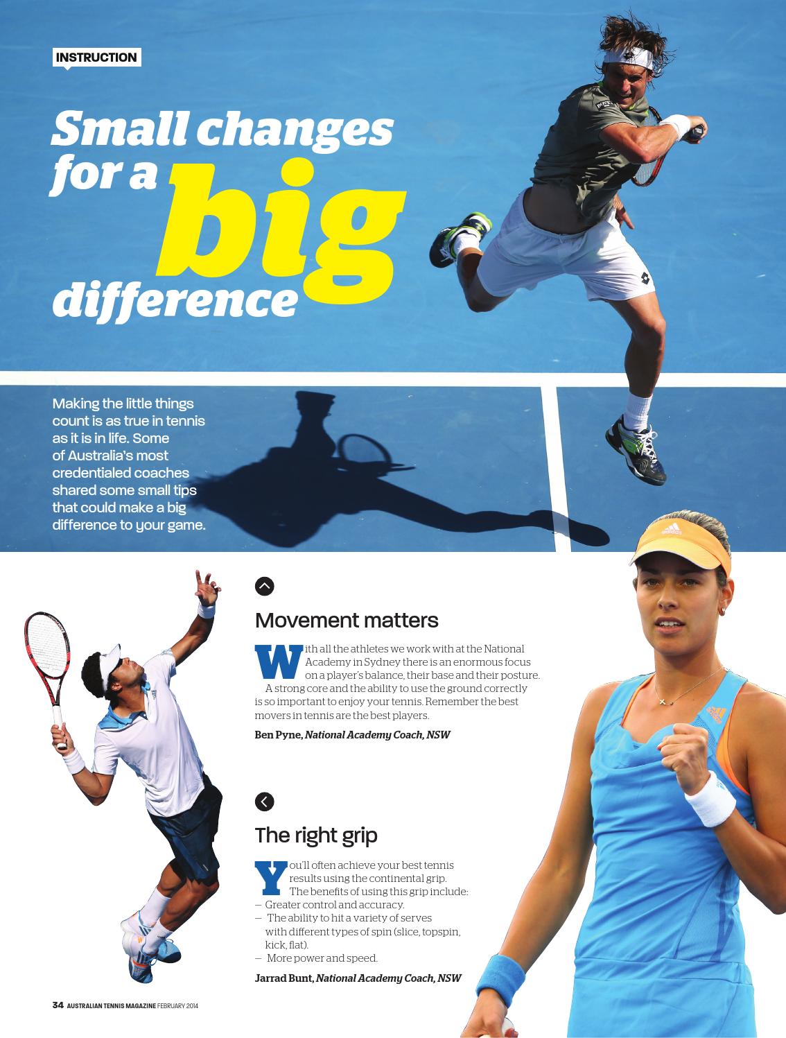 Australian Tennis Magazine - February 2014 by Tennis Australia - Issuu