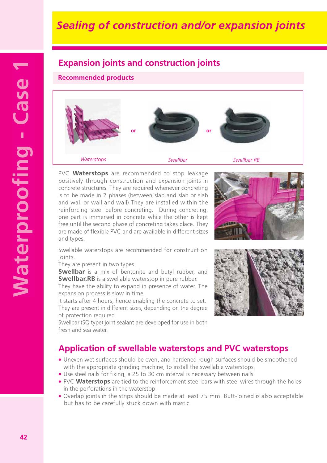 Repair & waterproofing brochure 2014 by Weber - Issuu