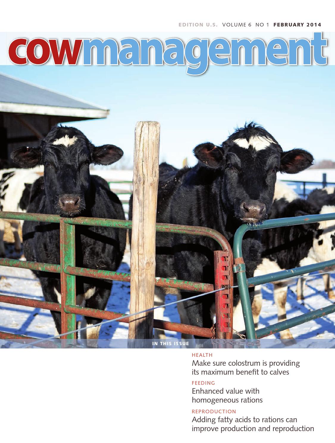 Cowmanagement US February 2014 by CRV Uitgeverij/CRV Publishers - Issuu