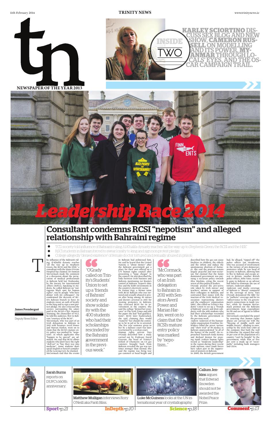 Trinity News, Vol 60, Issue 6 by Trinity News - Issuu