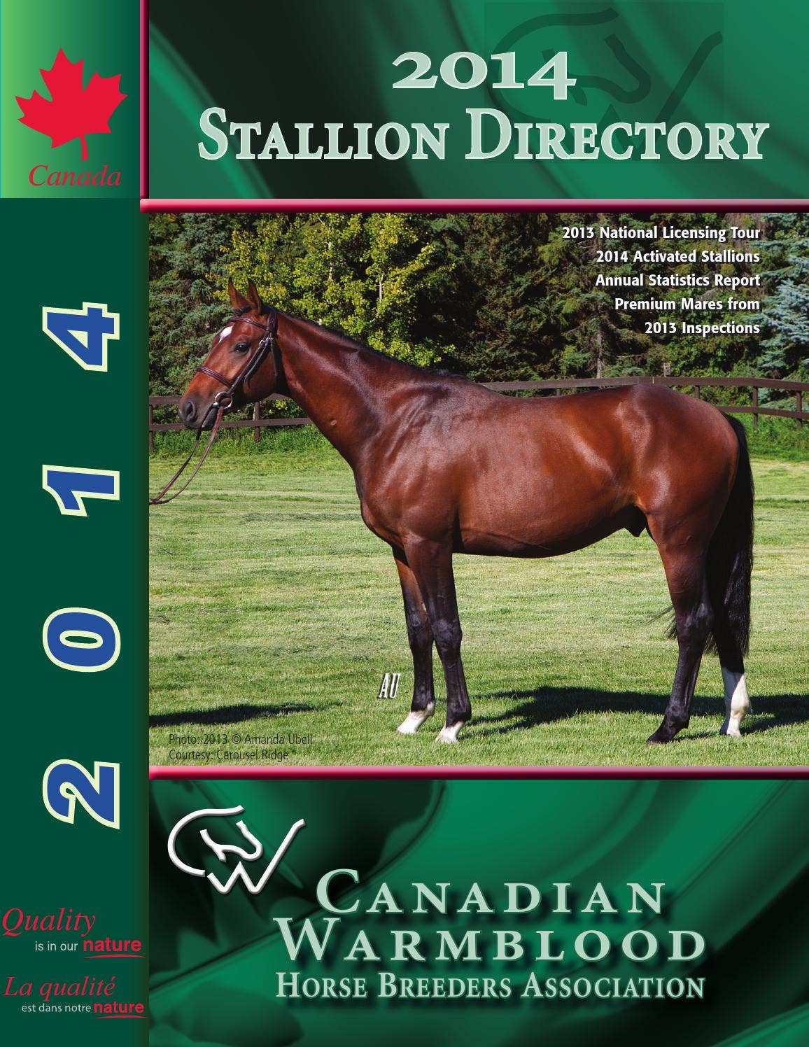 2014 CWHBA Stallion Directory by Canadian Warmblood Horse Breeders ...