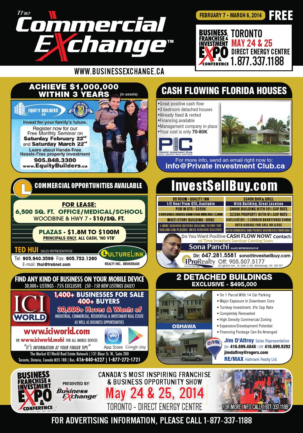 The Commercial Exchange Magazine - Feb 7, 2014 by Business Exchange - Issuu