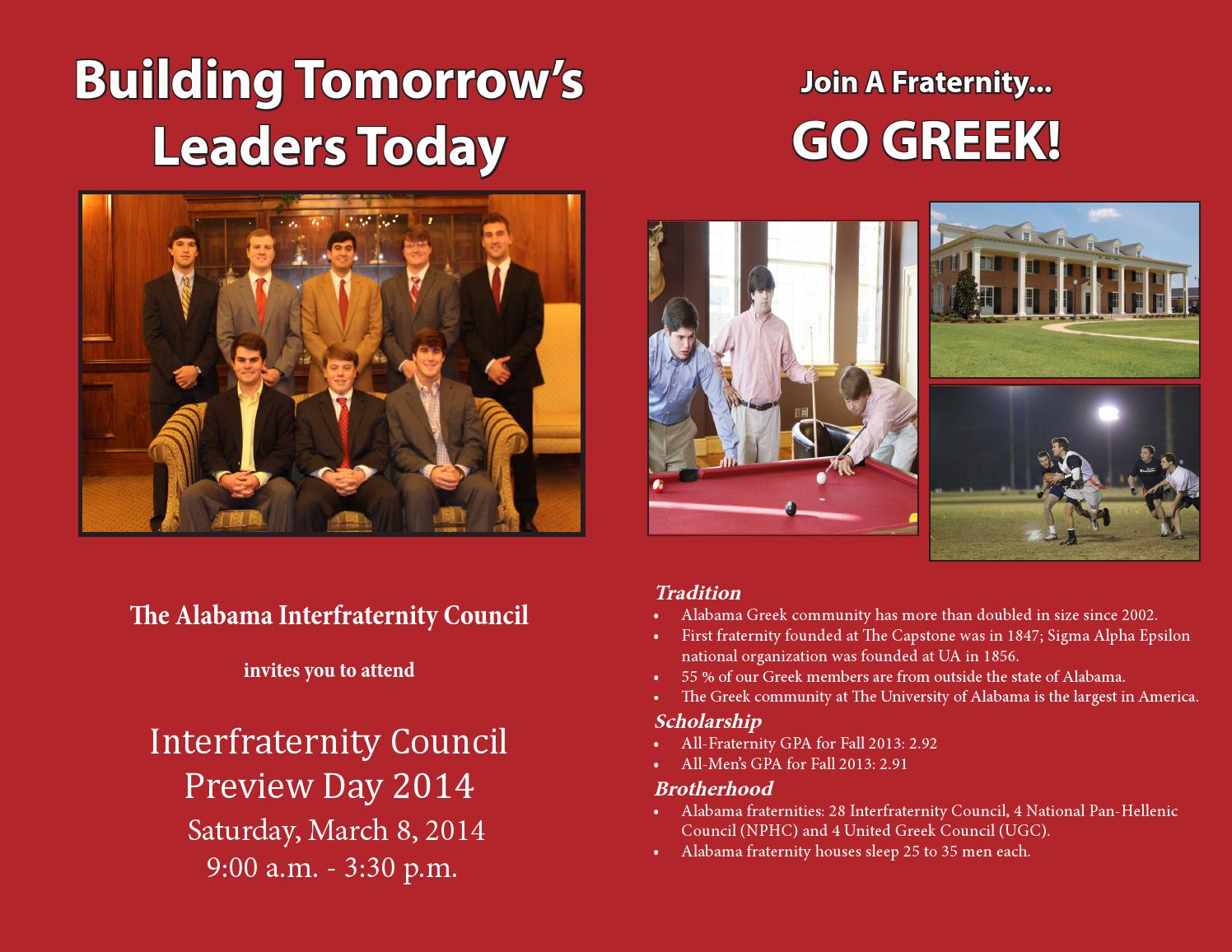 IFC Preview Day by Alabama Panhellenic Association - Issuu